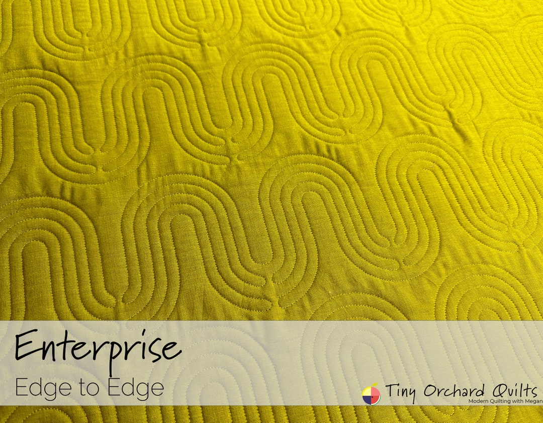 Enterprise Edge to Edge Digital Quilting Design - Etsy