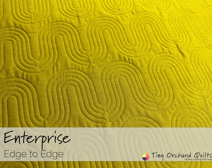 Enterprise Edge to Edge Digital Quilting Design - Etsy