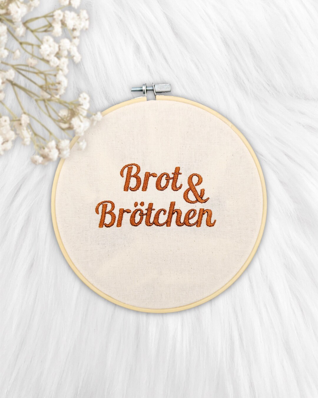 Embroidery File Bread & Rolls / Rolls Bread Bag Embroidery Motif Text ...