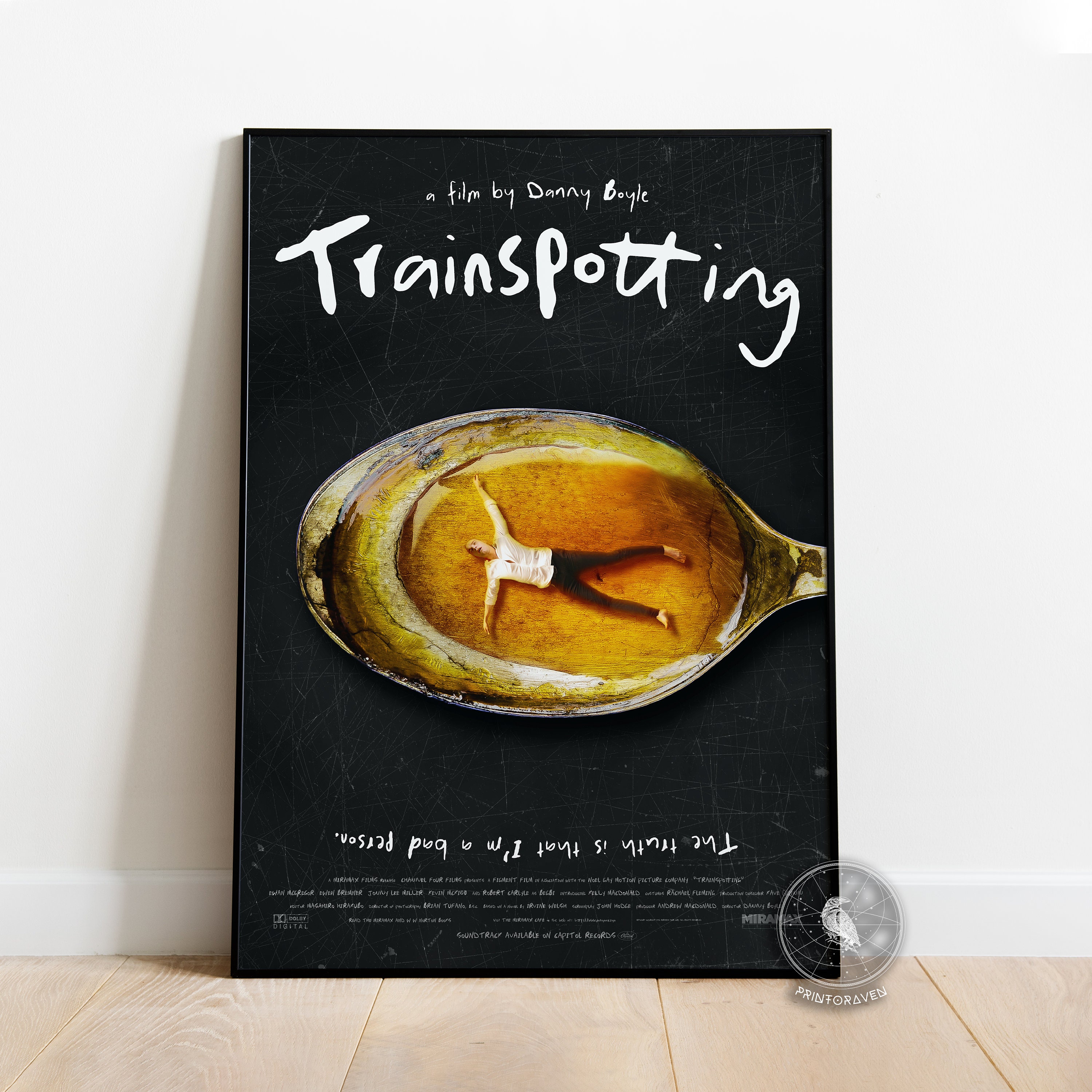 Trainspotting Poster Renton Movie Wall Art Wall Decoration Framed ...