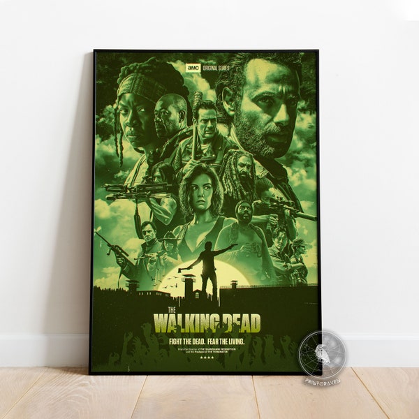 Walking Dead Poster - Etsy