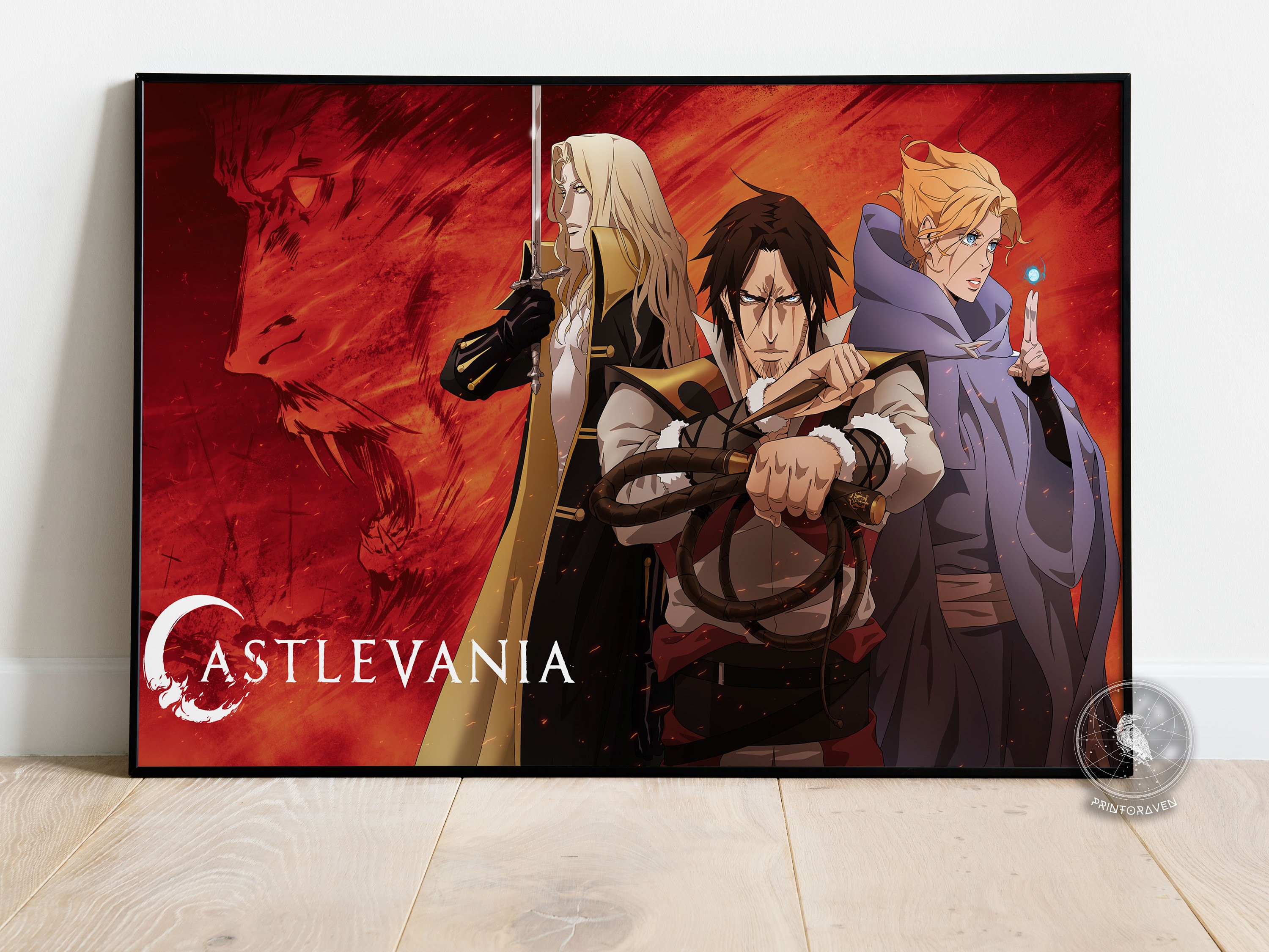Castlevania Poster Trevor Belmont Wall Art Wall Decoration Framed ...