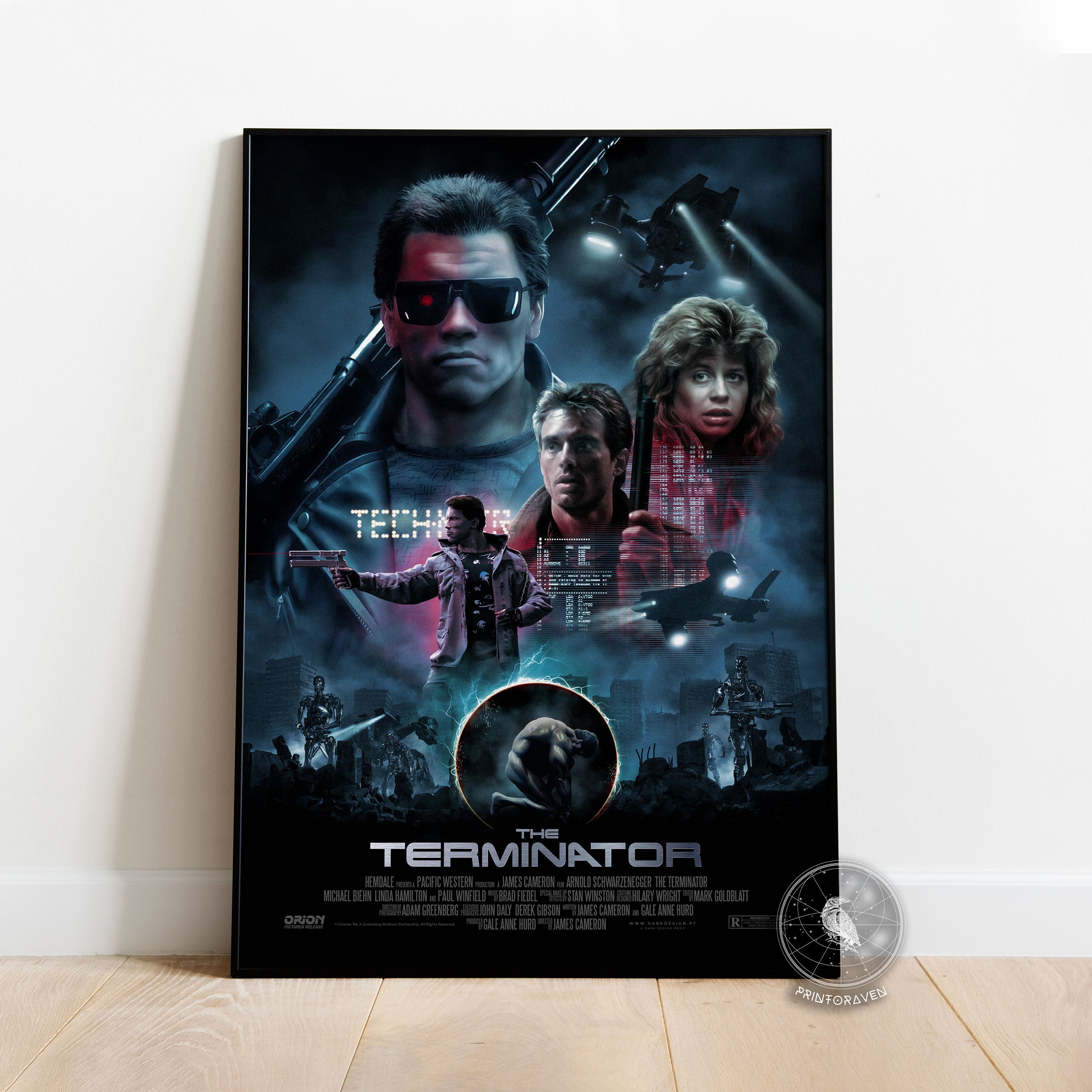 The Terminator Poster Arnold Wall Art Wall Decoration Framed Poster ...