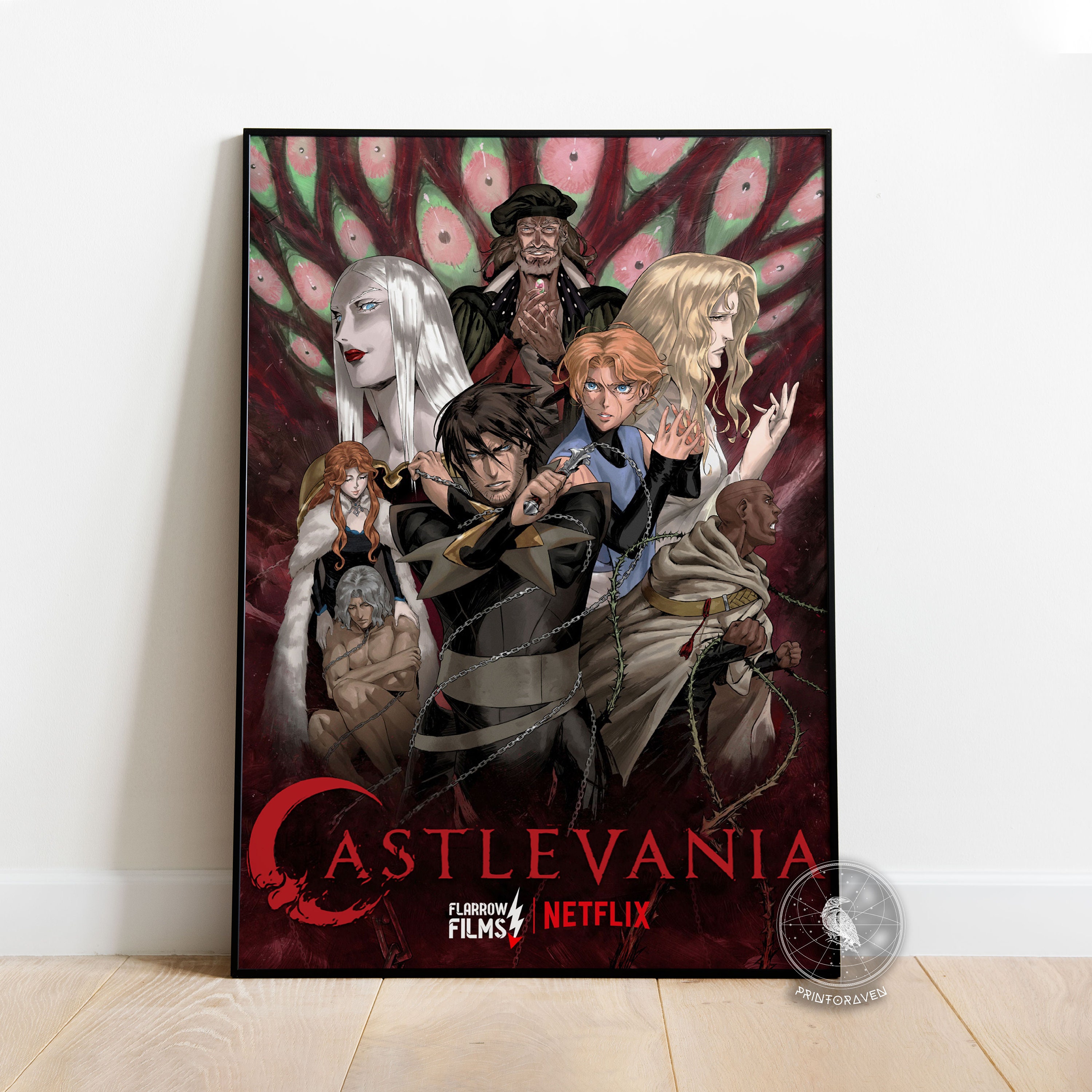 Castlevania Poster Trevor Belmont Wall Art Wall Decoration Framed ...