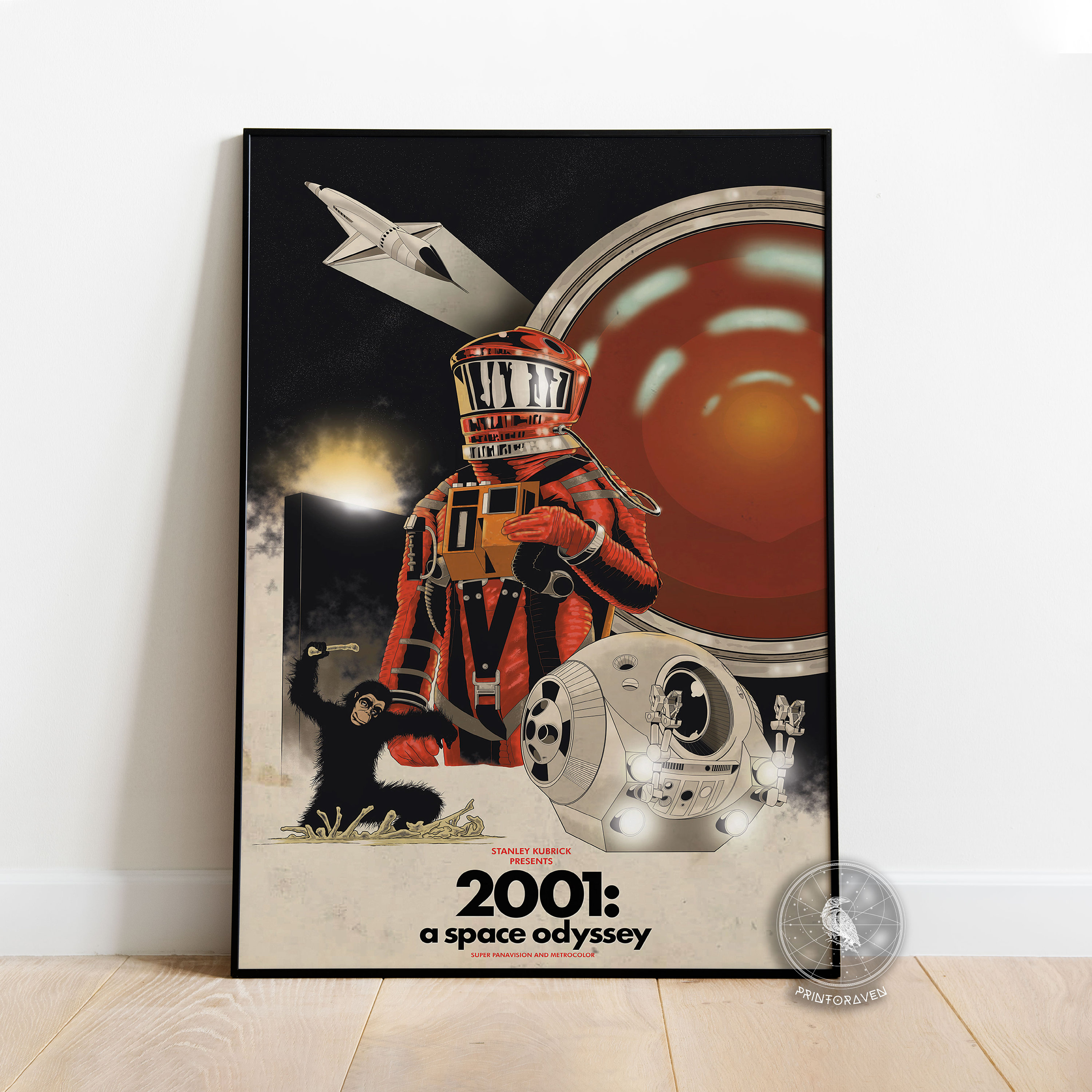 2001: A Space Odyssey Poster Dave Bowman Movie Wall Art Wall Decoration ...