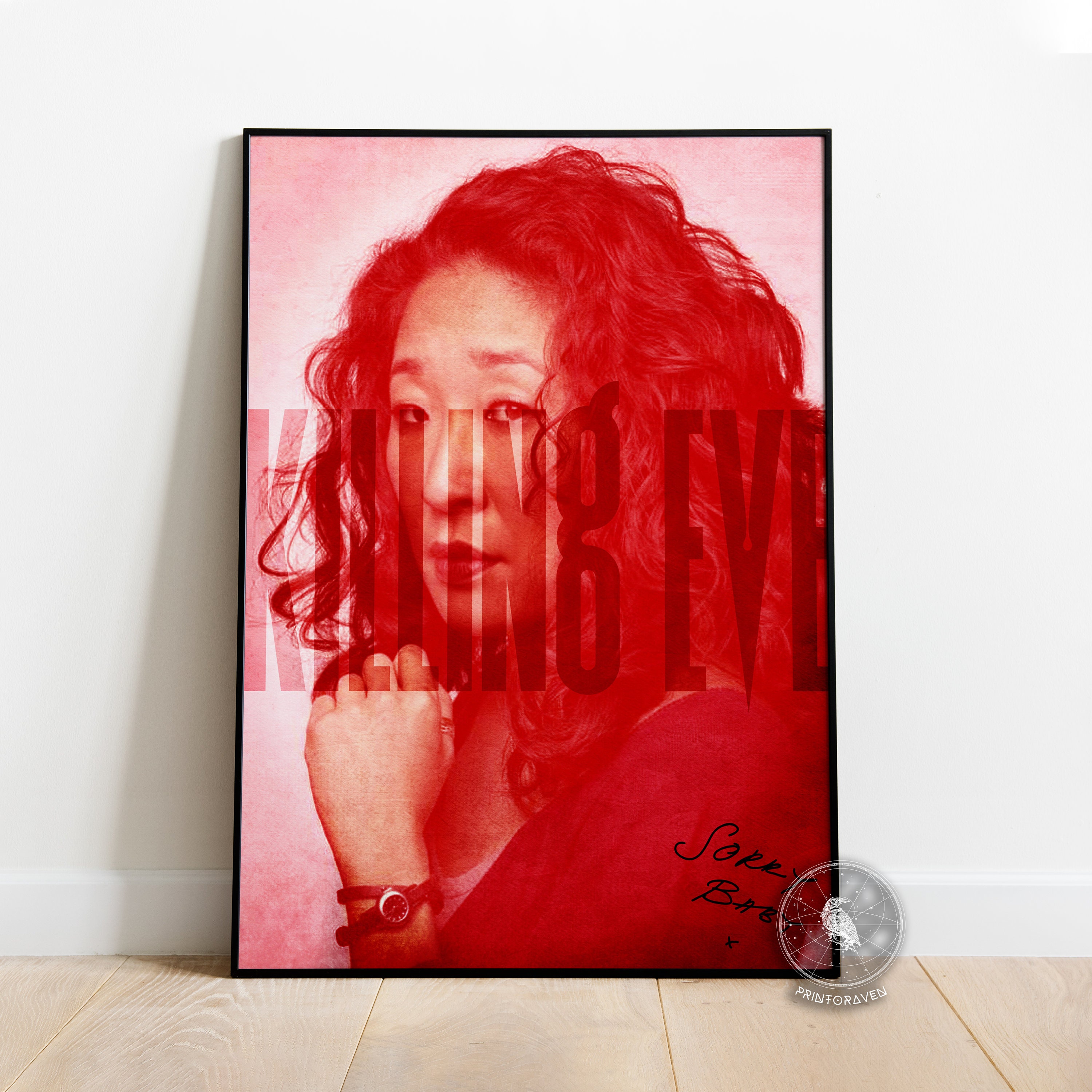 Killing Eve Poster Villanelle & Eve Polastri Wall Art Wall Decoration ...