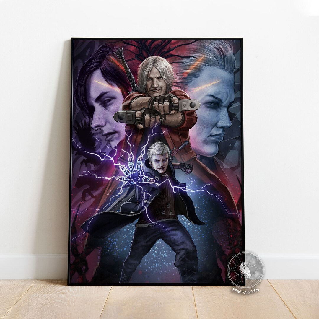 Devil May Cry Poster DMC Wall Art Wall Decoration Framed Poster Game ...