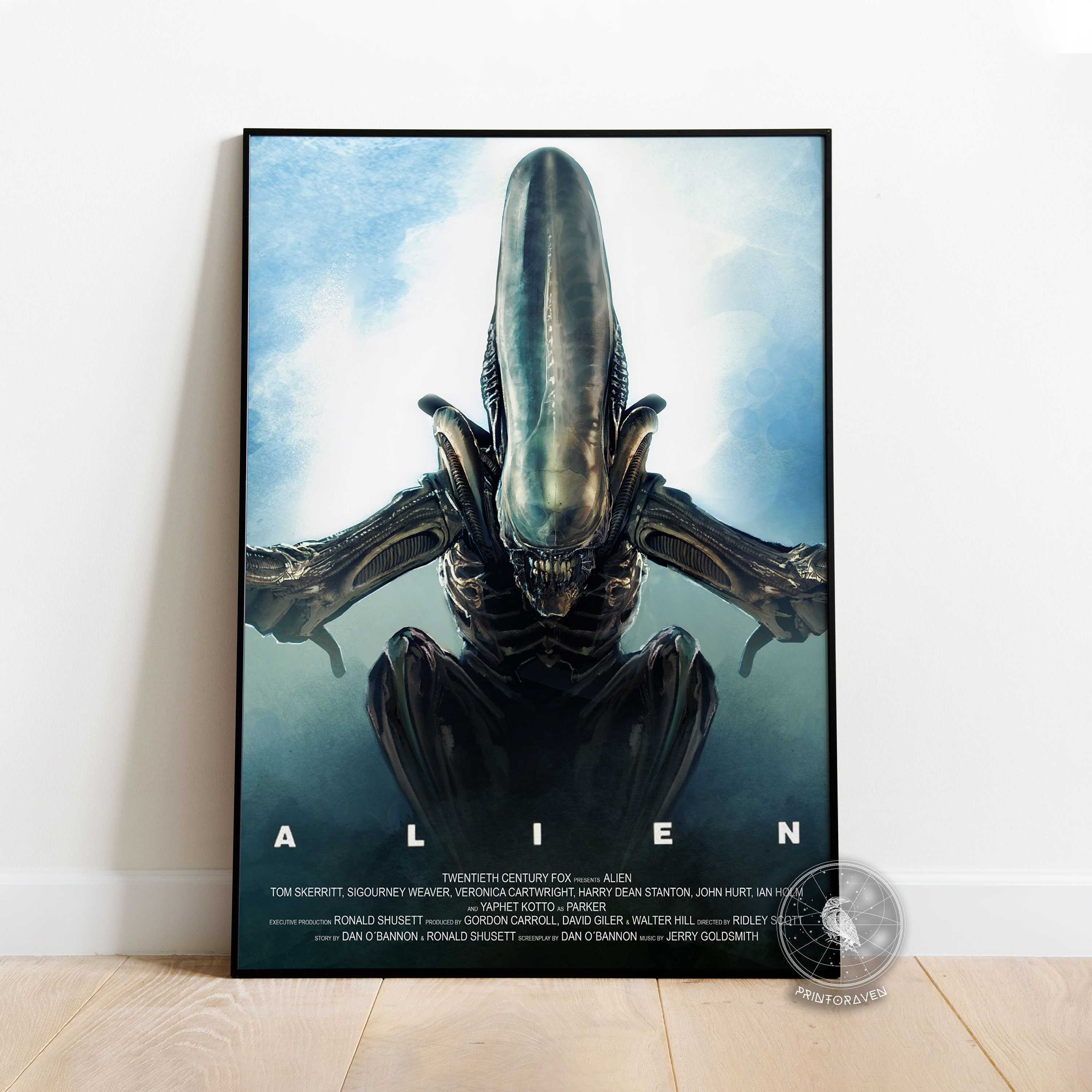 Alien Poster Horror Movie Wall Art Wall Decoration Framed Poster Movie ...