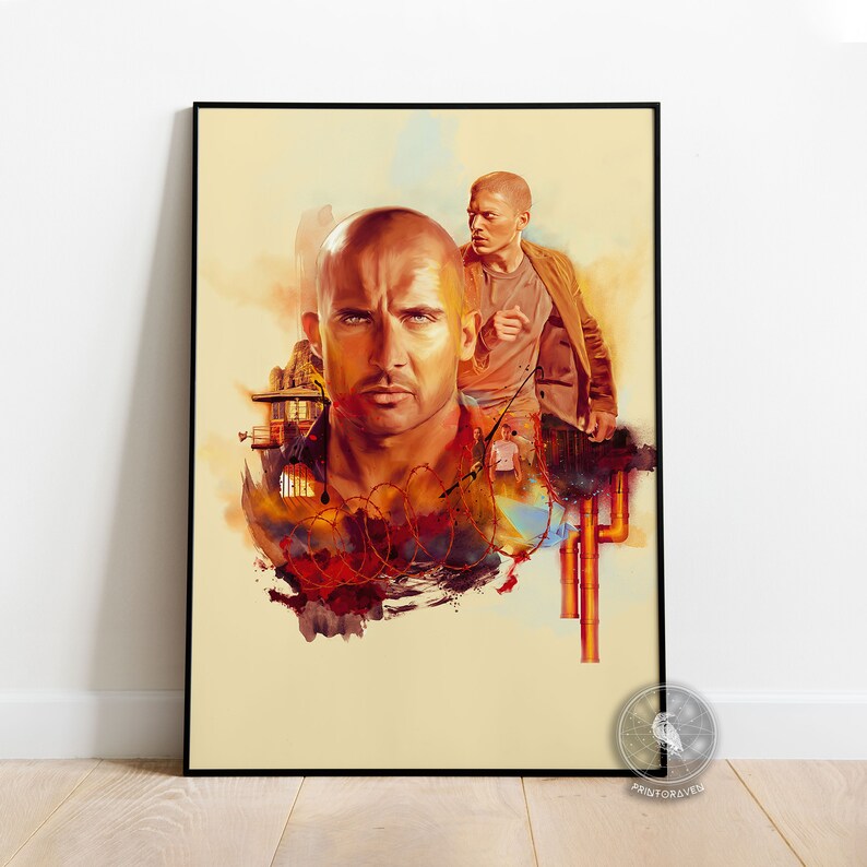 Prison Break Poster Michael Scofield Wall Art Wall Decoration Framed ...