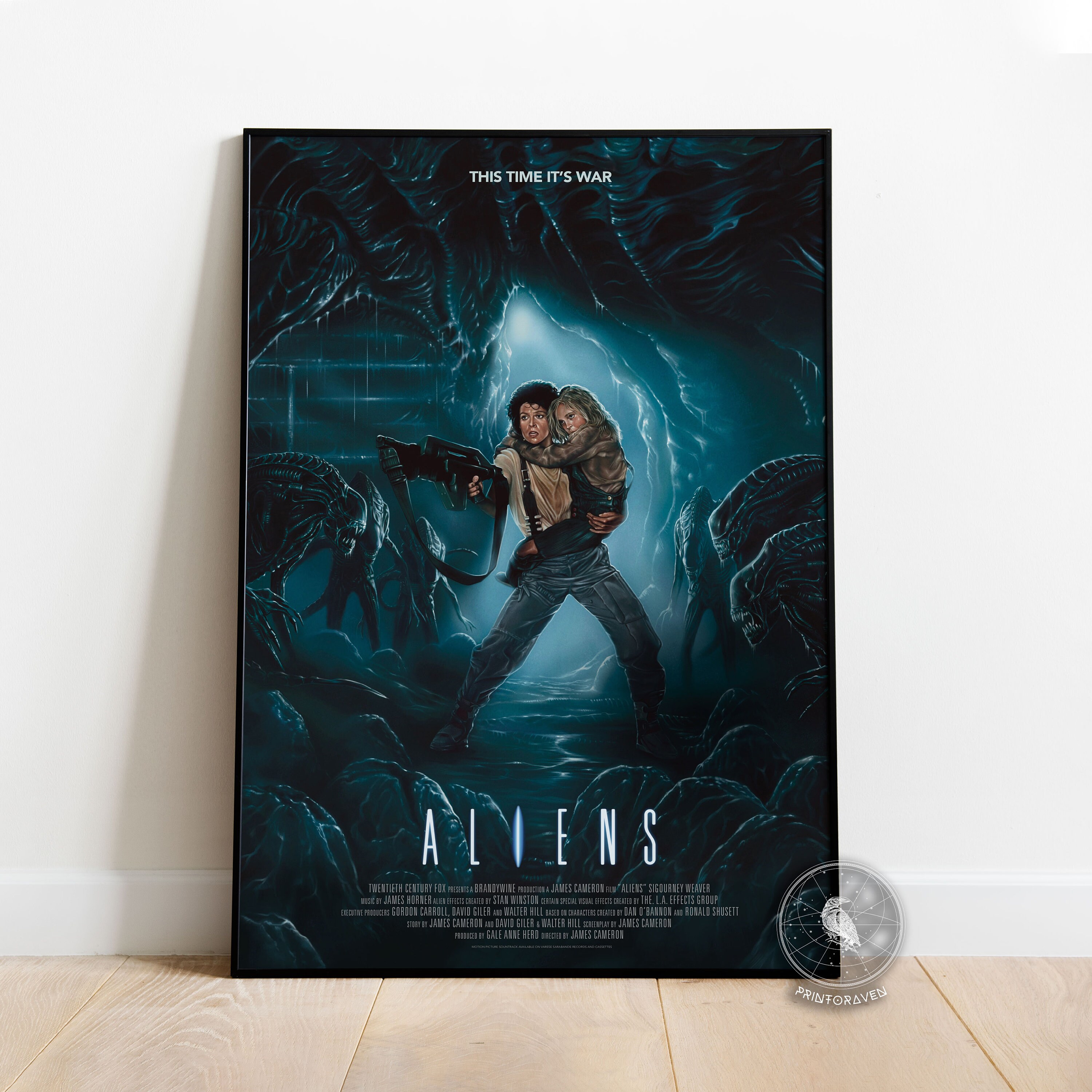Alien Poster Horror Movie Wall Art Wall Decoration Framed Poster Movie ...