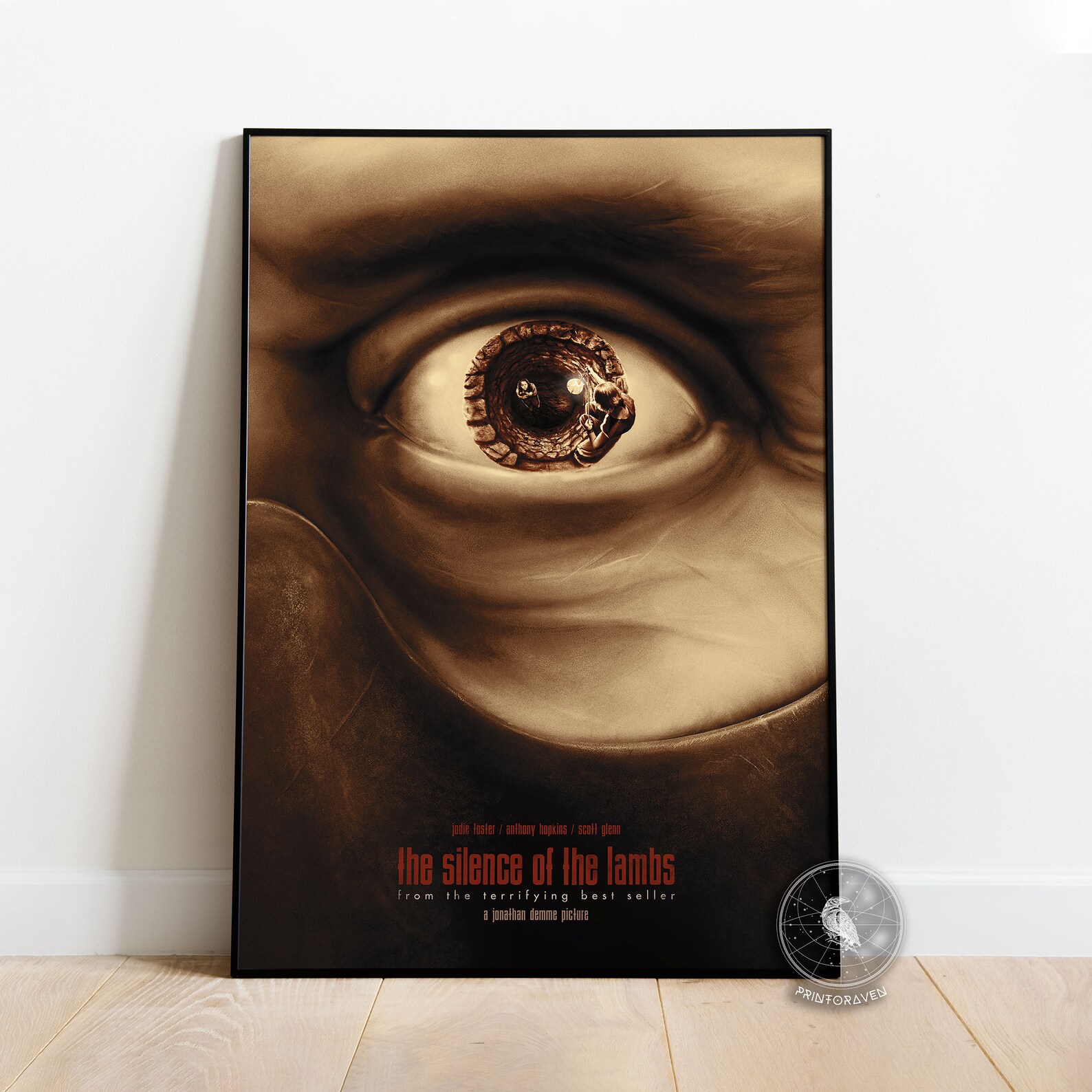 The Silence of the Lambs Poster Hannibal Lecter Wall Art Wall ...