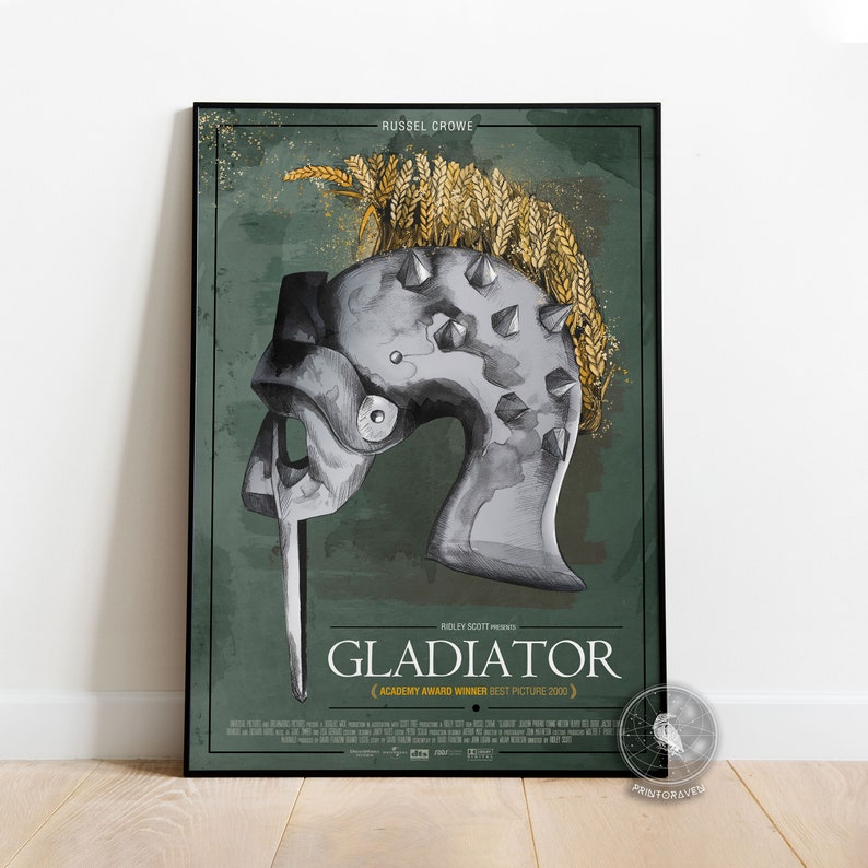 Gladiator Poster Maximus Wall Art Wall Decoration Framed Poster Movie ...