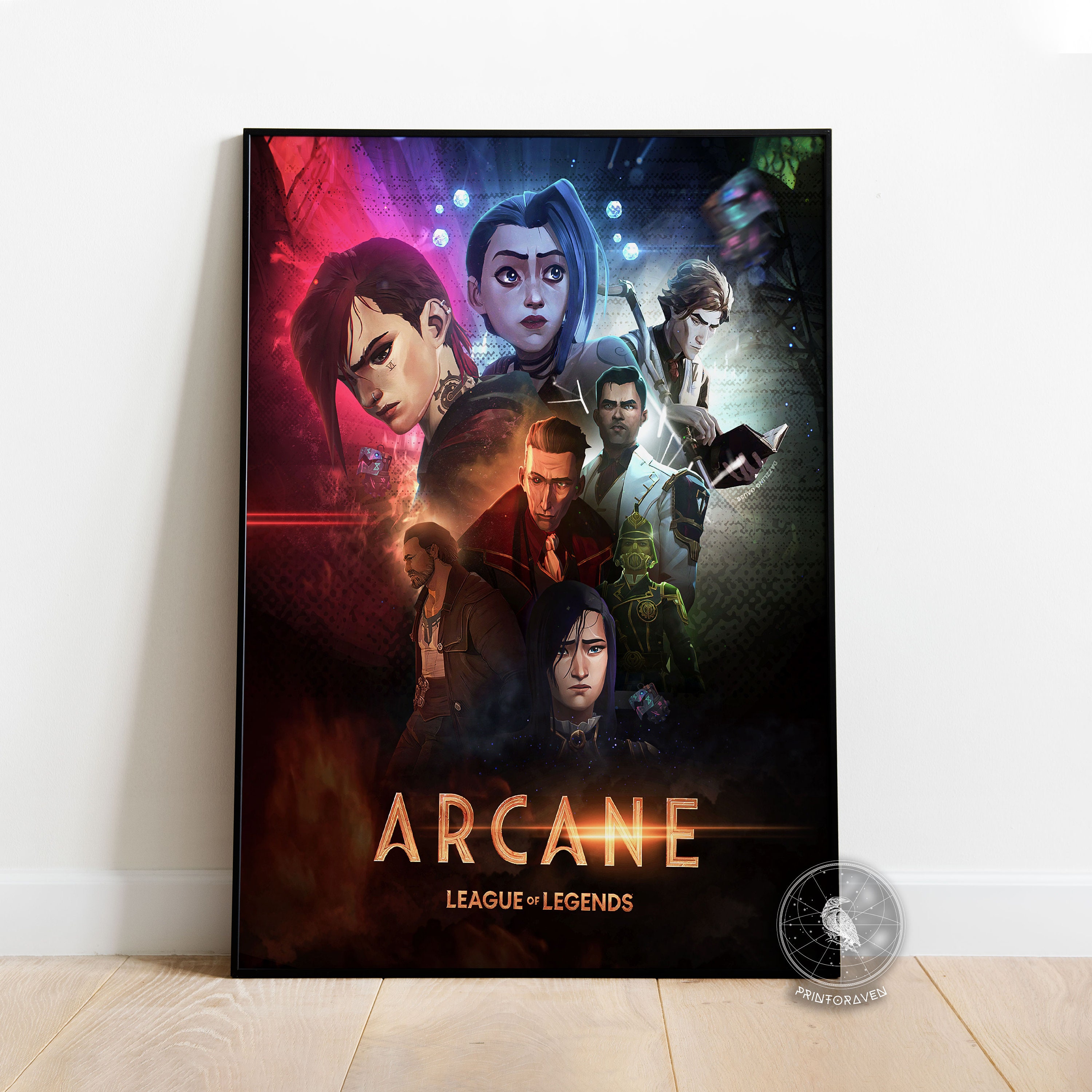 Arcane Poster Jinx Wall Art Wall Decoration Framed Poster TV Series ...