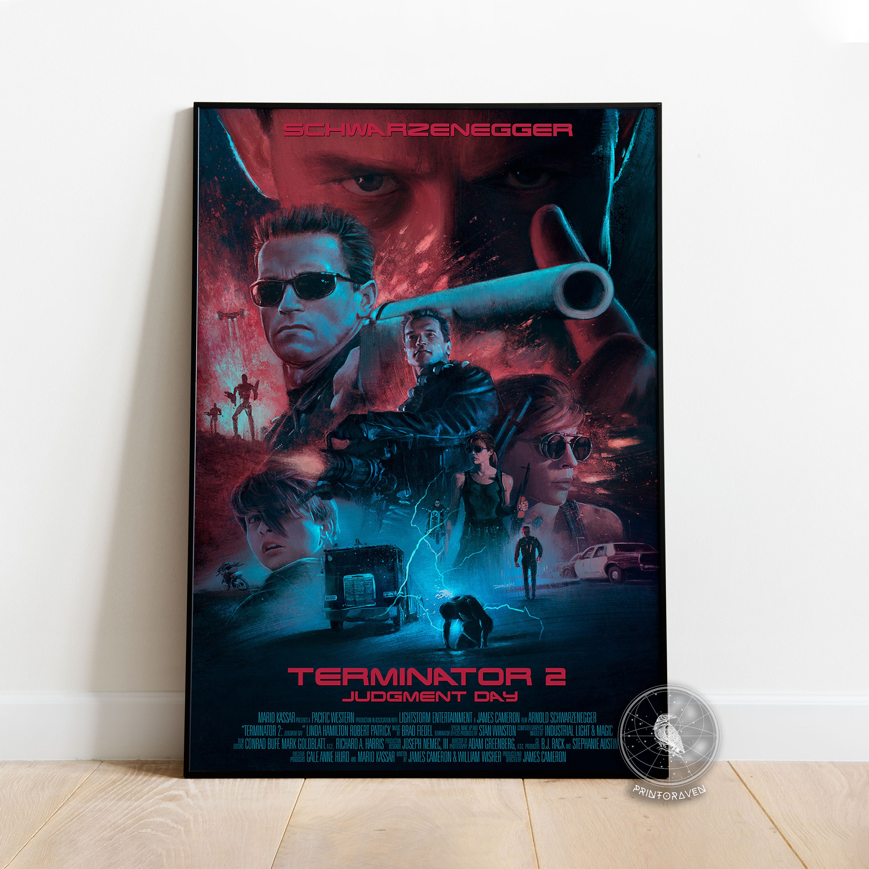 The Terminator Poster Arnold Wall Art Wall Decoration Framed Poster ...