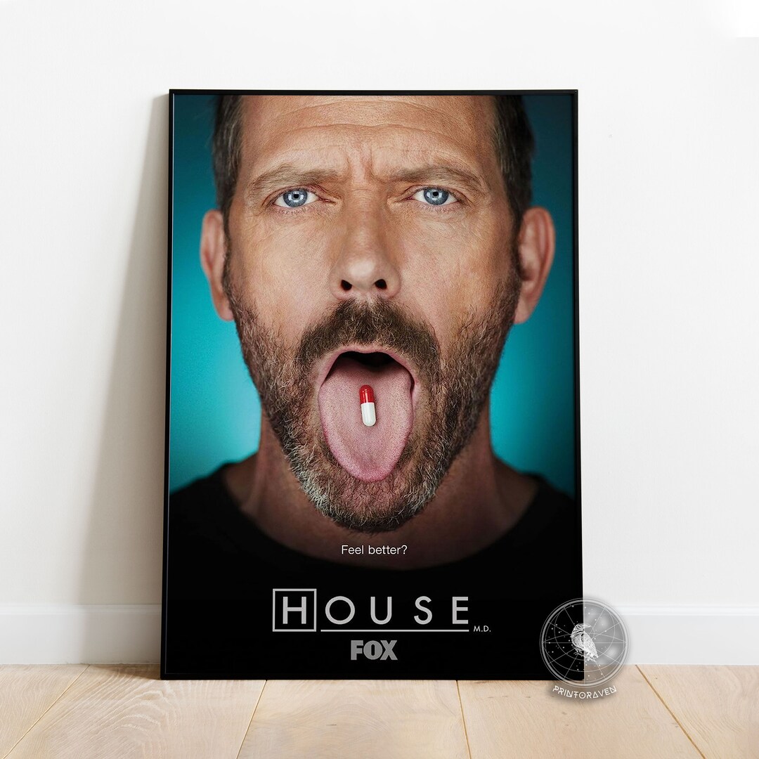 House M.D. Poster Gregory House Wall Art Wall Decoration Framed Poster ...