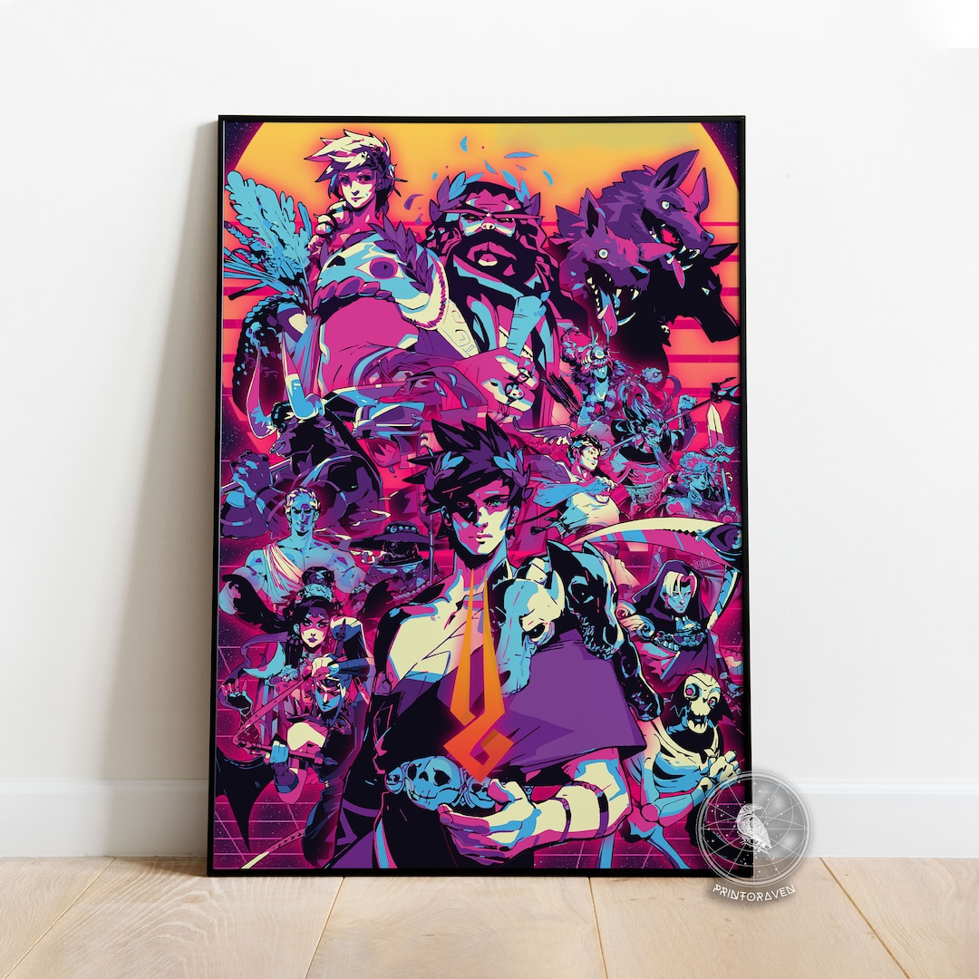 Hades Game Poster Zagreus Wall Art Wall Decoration Framed Poster Game Poster Print - Etsy