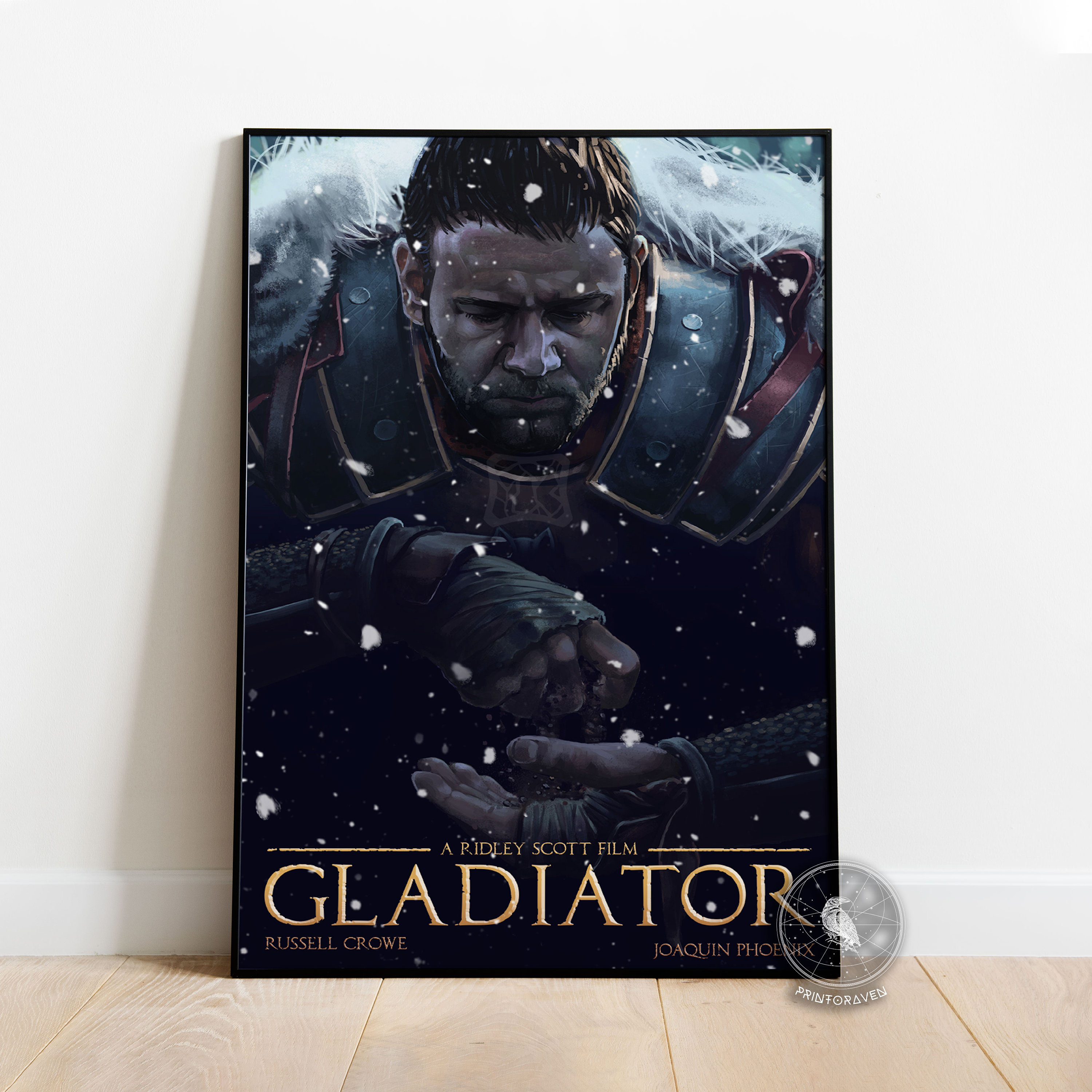 Gladiator Poster Maximus Wall Art Wall Decoration Framed Poster Movie ...