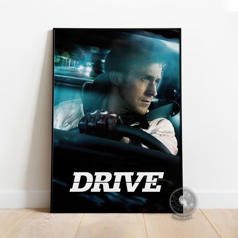 Drive Poster Ryan Gosling Wall Art Wall Decoration Framed Poster Movie ...