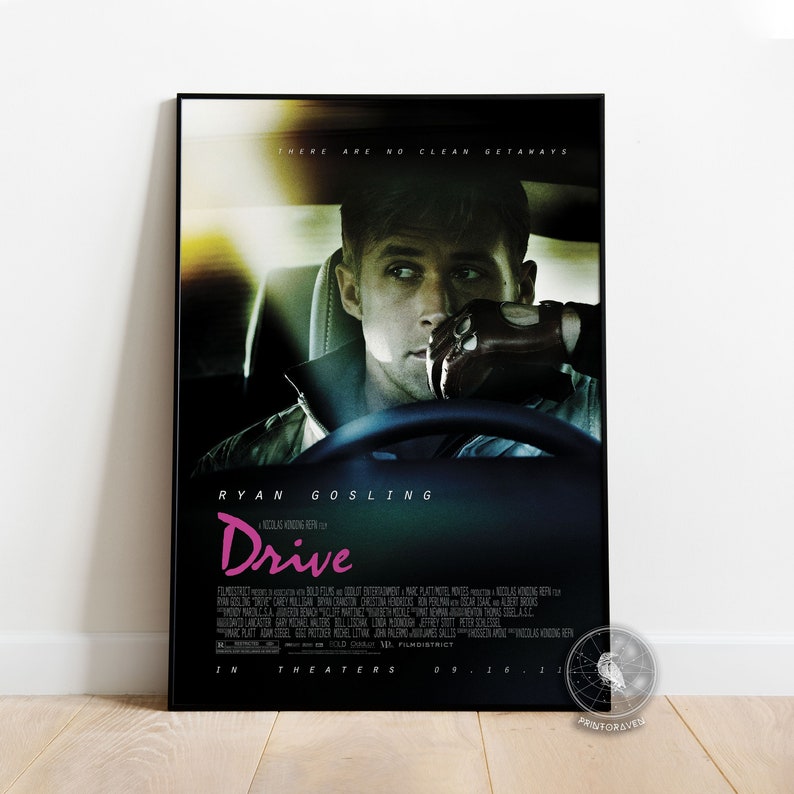 Drive Poster Ryan Gosling Wall Art Wall Decoration Framed Poster Movie ...