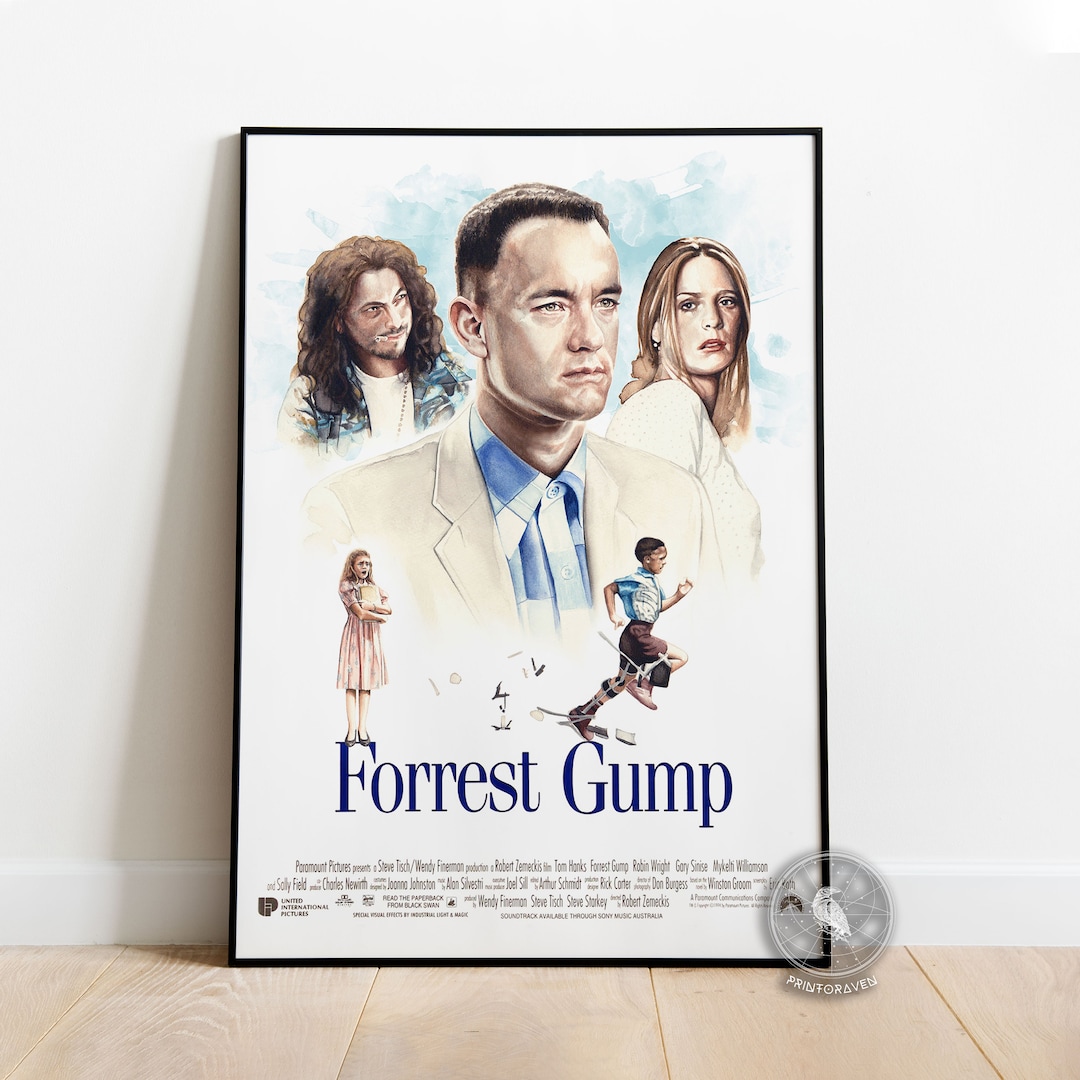 Forrest Gump Poster Movie Wall Art Wall Decoration Framed Poster Movie ...
