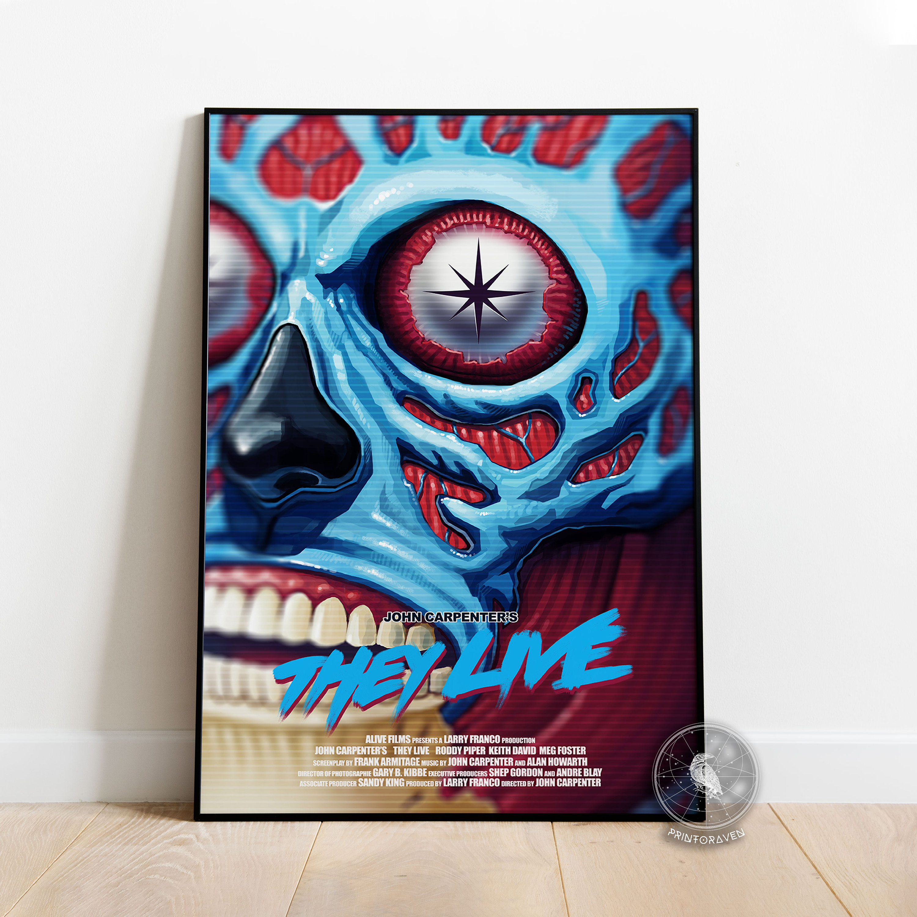 They Live Poster Nada Wall Art Wall Decoration Framed Poster Movie ...