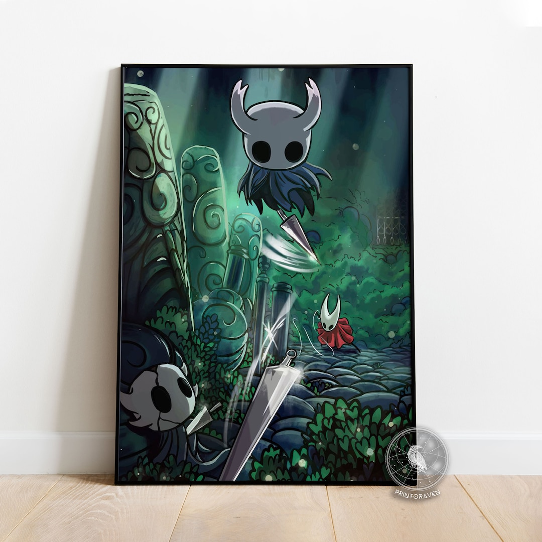 Hollow Knight Poster Hallownest Wall Art Wall Decoration Framed Poster ...