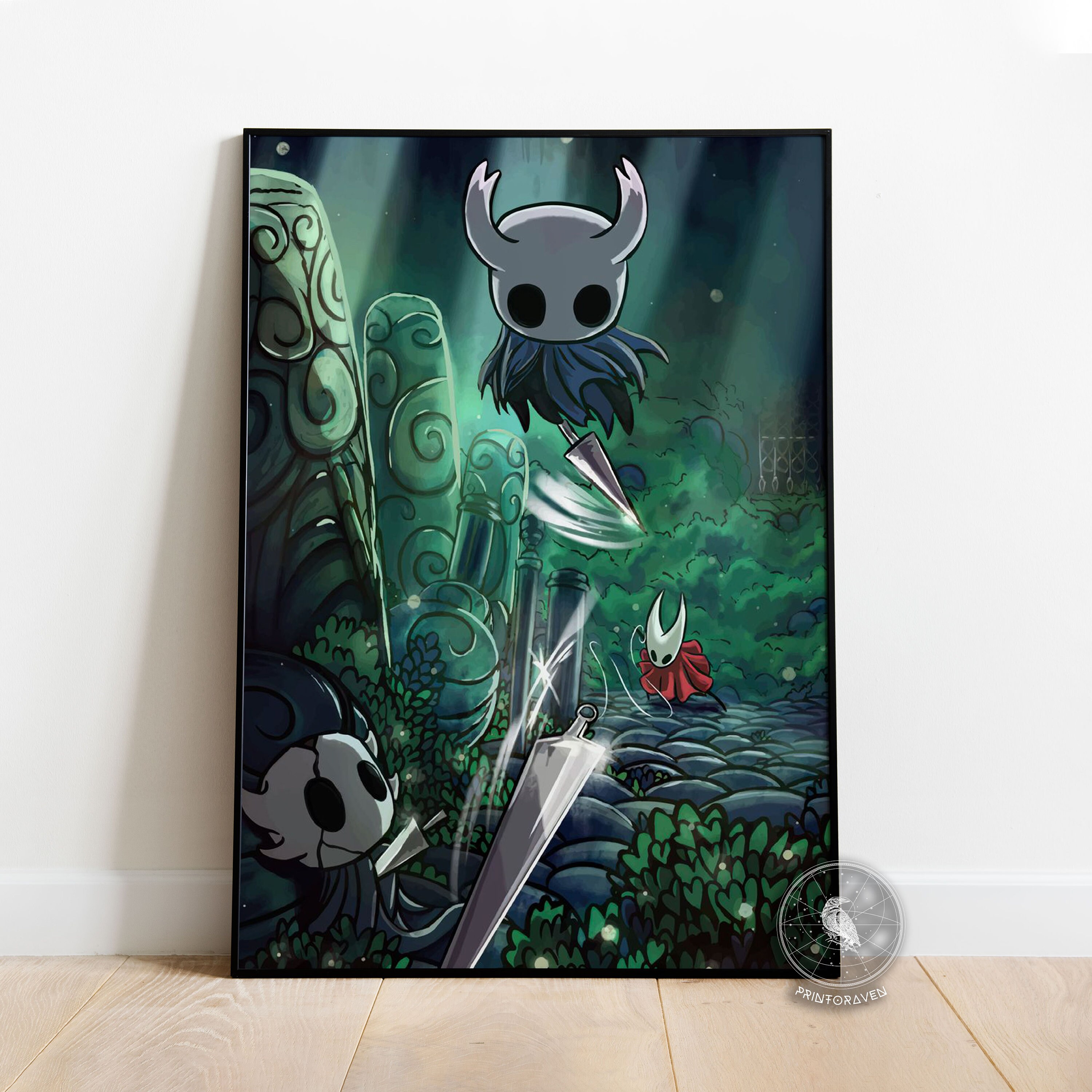 Hollow Knight Poster Hallownest Wall Art Wall Decoration Framed Poster ...