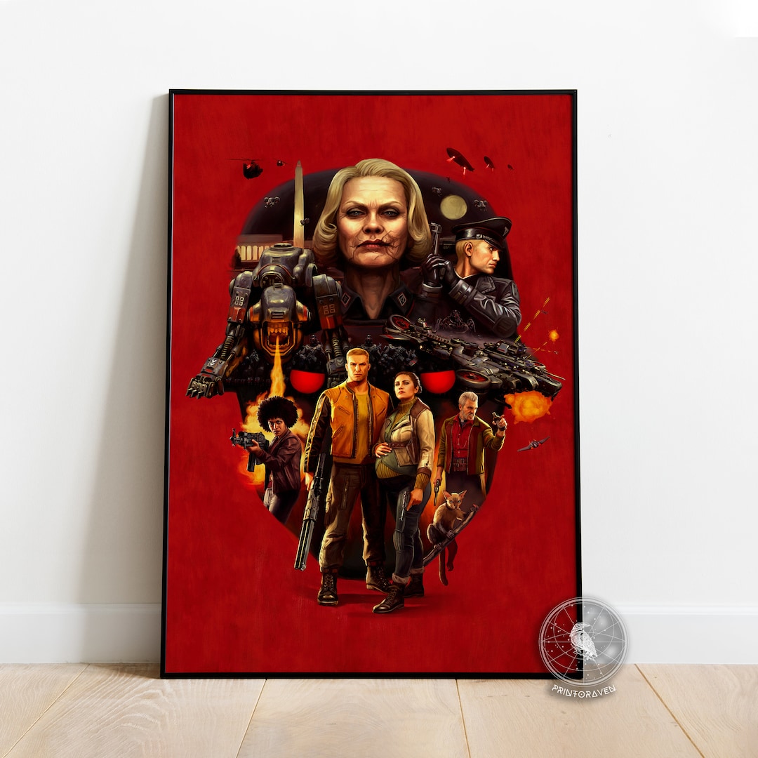 Wolfenstein Poster the New Order Wall Art Wall Decoration Framed Poster ...