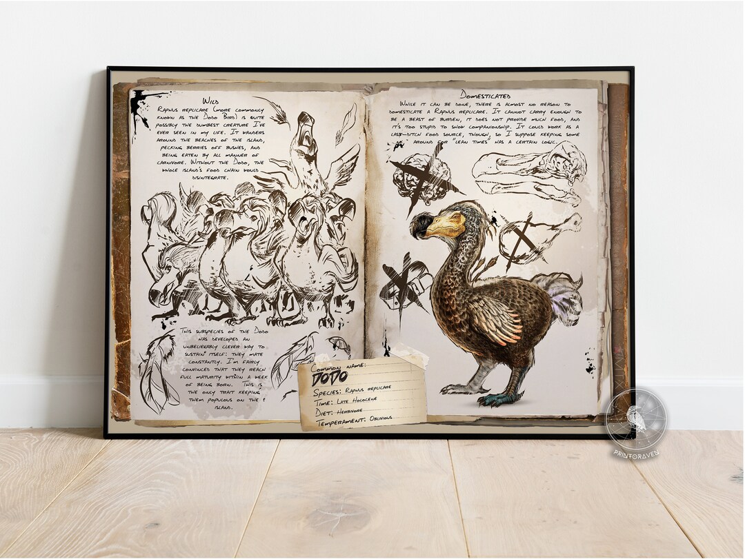 Ark Survival Evolved Creatures Poster Survival Game Wall Art Wall ...