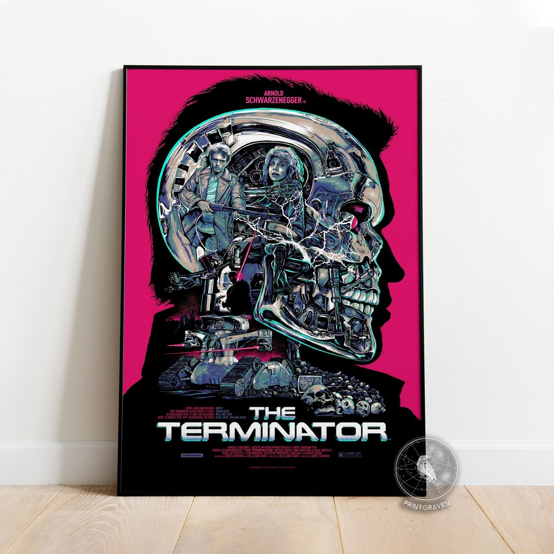 The Terminator Poster Arnold Wall Art Wall Decoration Framed Poster ...