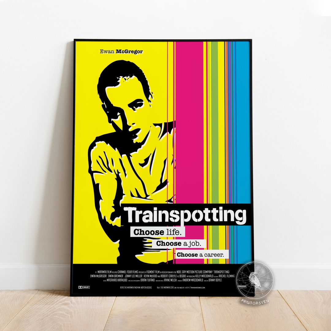 Trainspotting Poster Renton Movie Wall Art Wall Decoration Framed ...