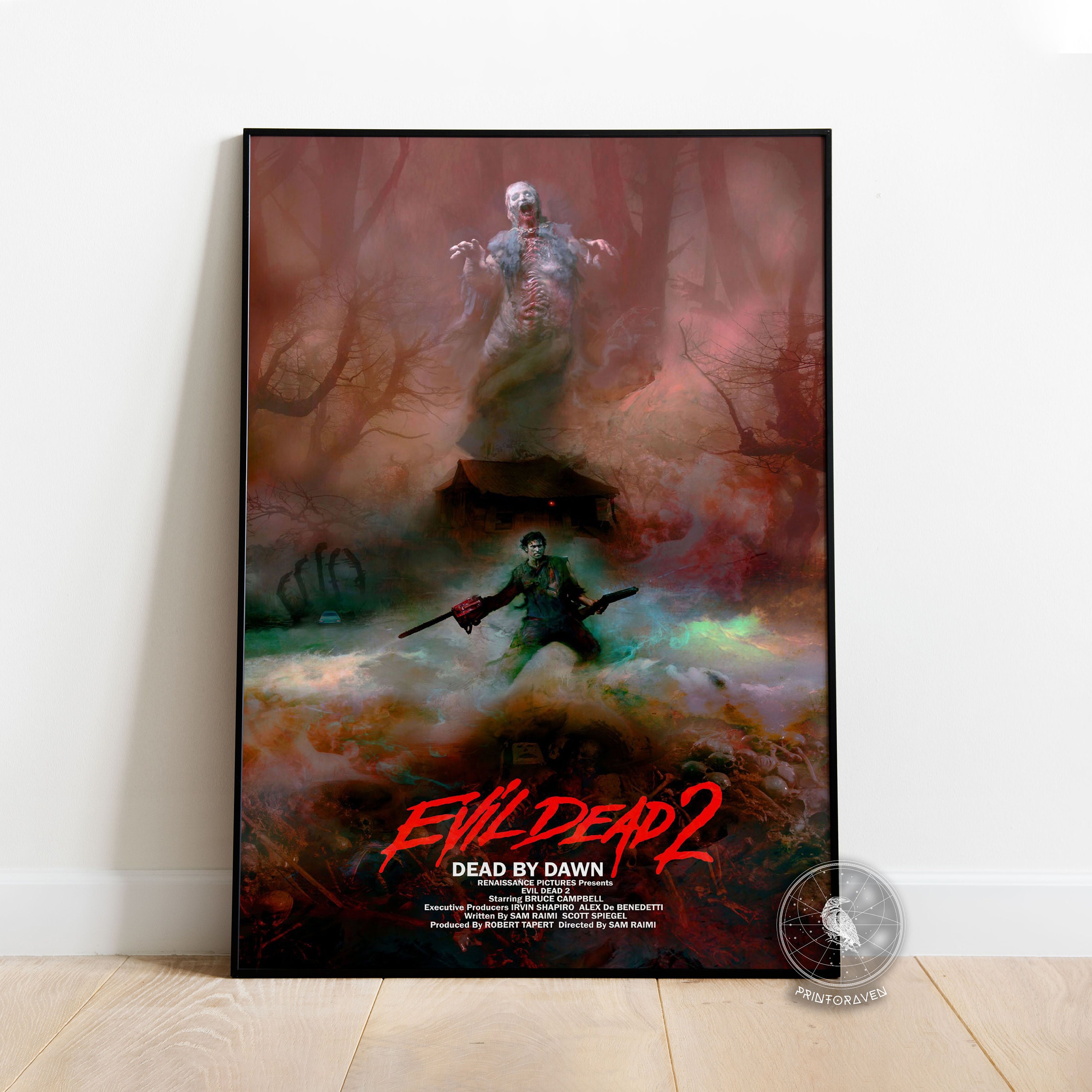 The Evil Dead Poster Horror Movie Wall Art Wall Decoration Framed ...