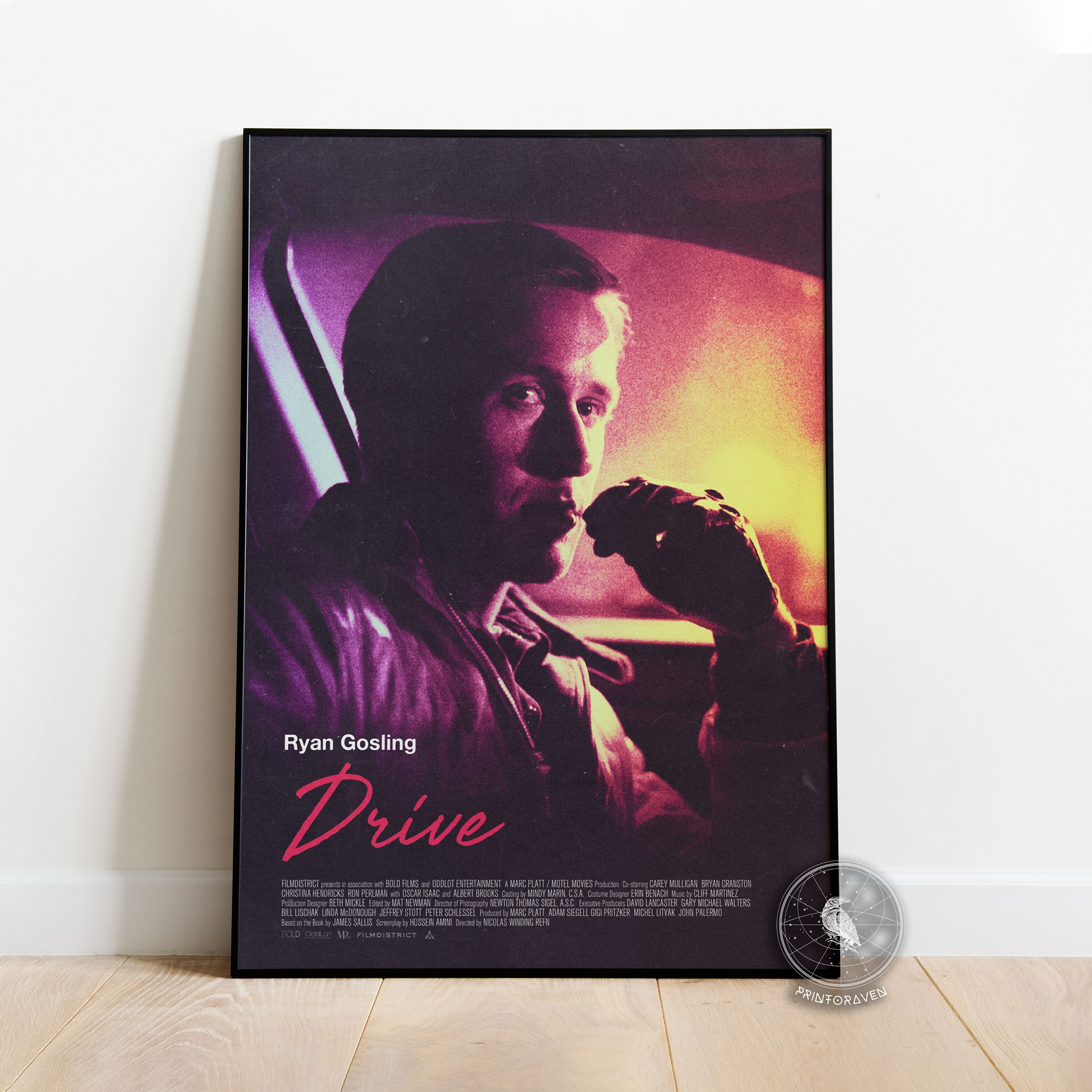 Drive Poster Ryan Gosling Wall Art Wall Decoration Framed Poster Movie ...
