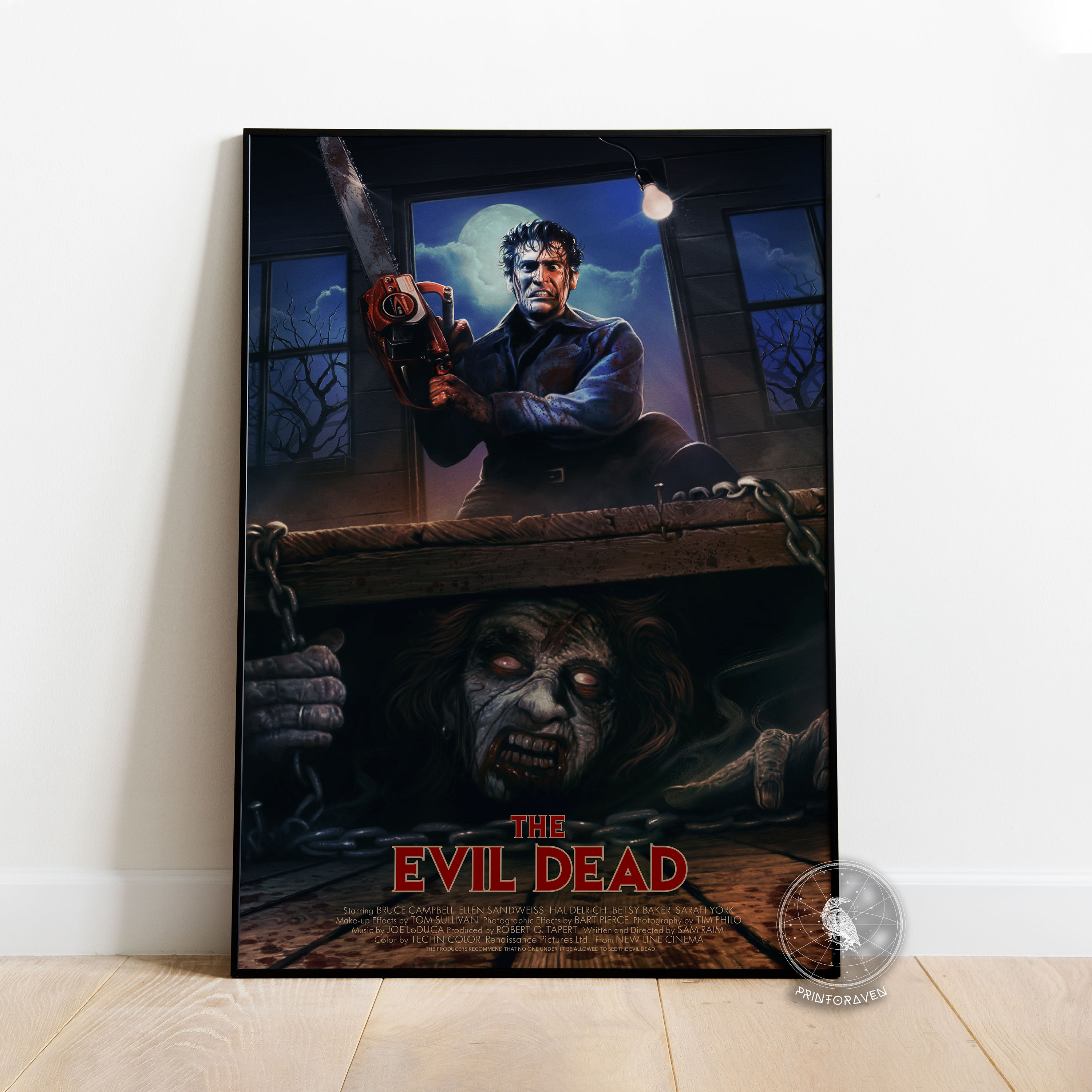 The Evil Dead Poster Horror Movie Wall Art Wall Decoration Framed ...