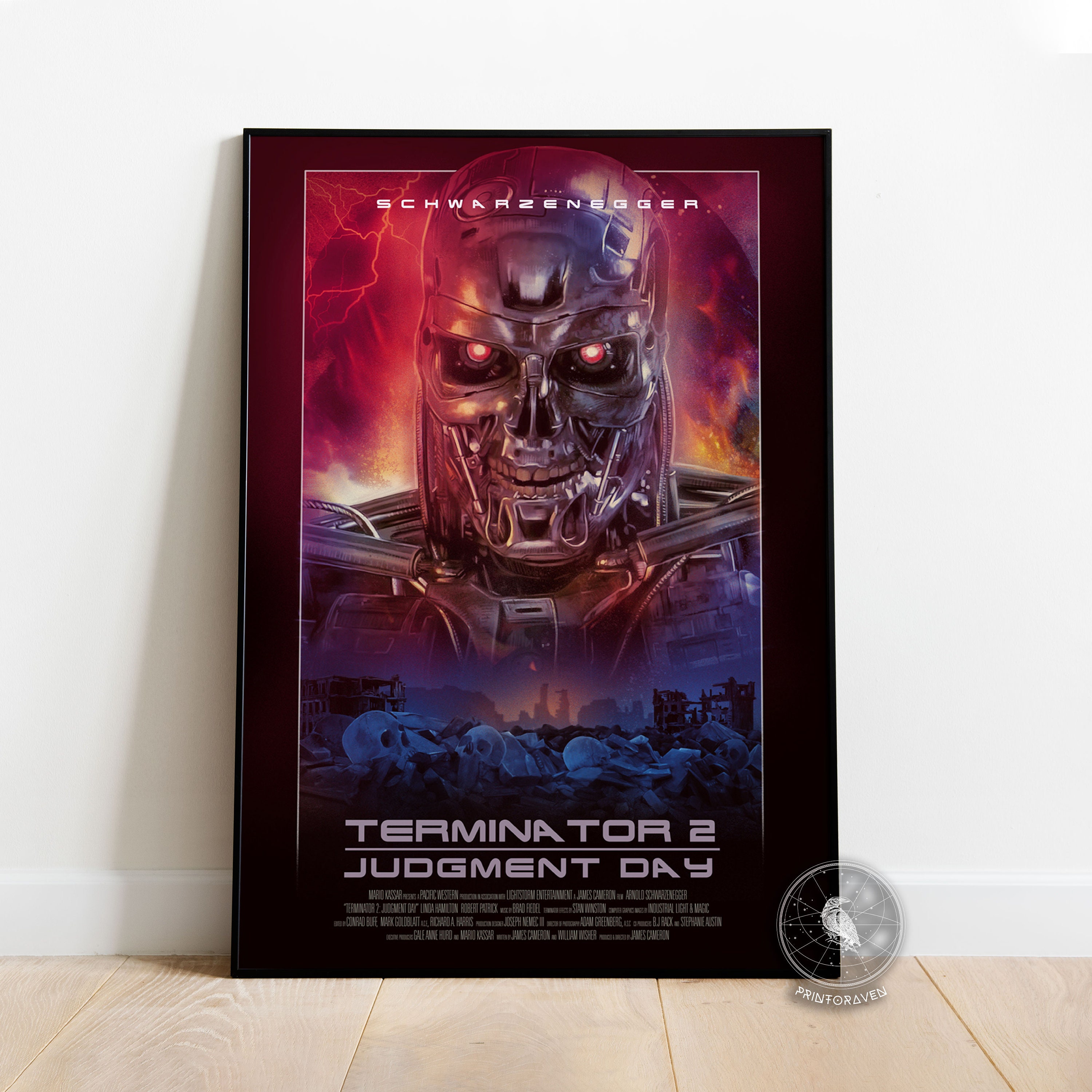 The Terminator Poster Arnold Wall Art Wall Decoration Framed Poster ...
