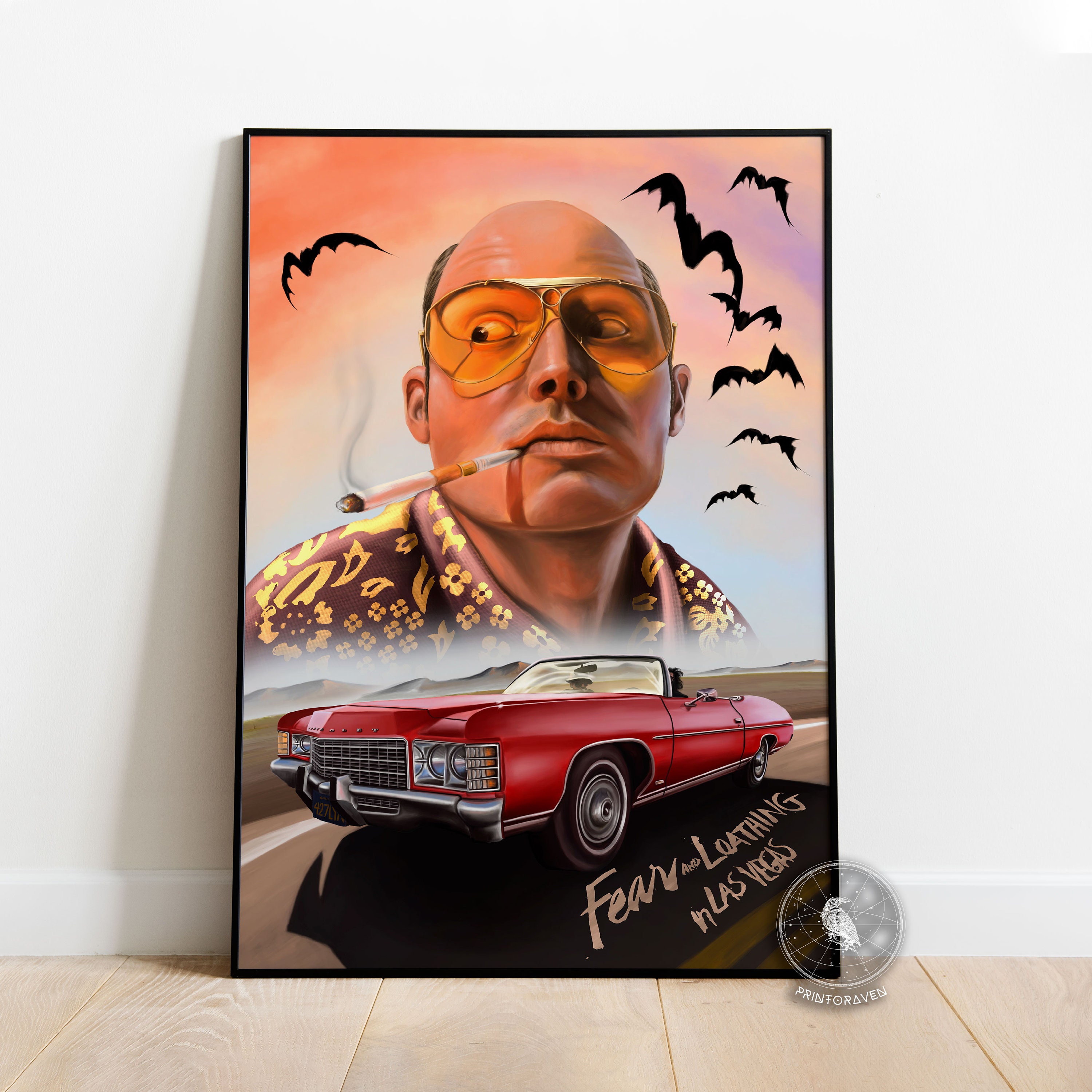 Fear and Loathing in Las Vegas Poster Raoul Duke Wall Art - Etsy