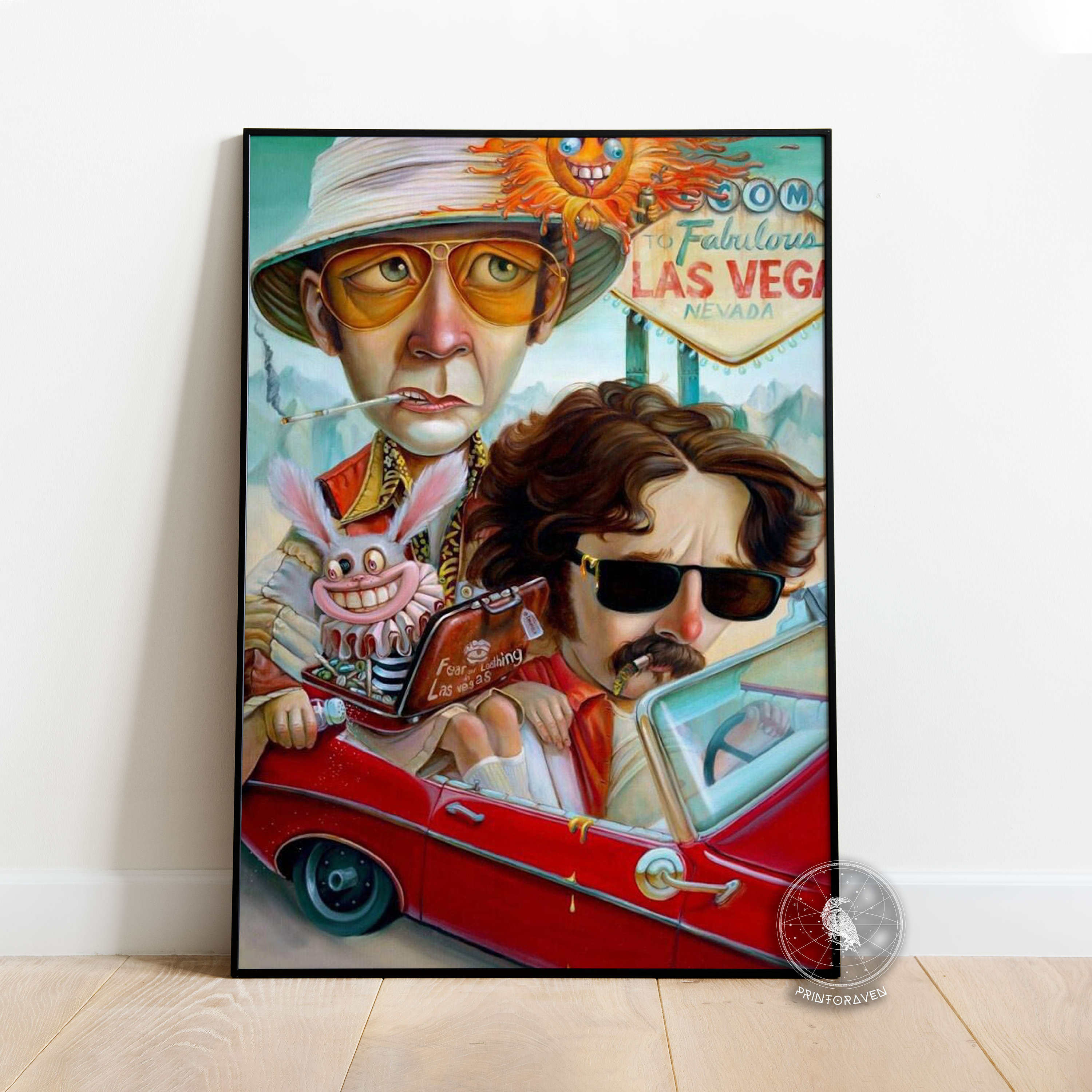 Fear and Loathing in Las Vegas Poster Raoul Duke Wall Art Wall ...