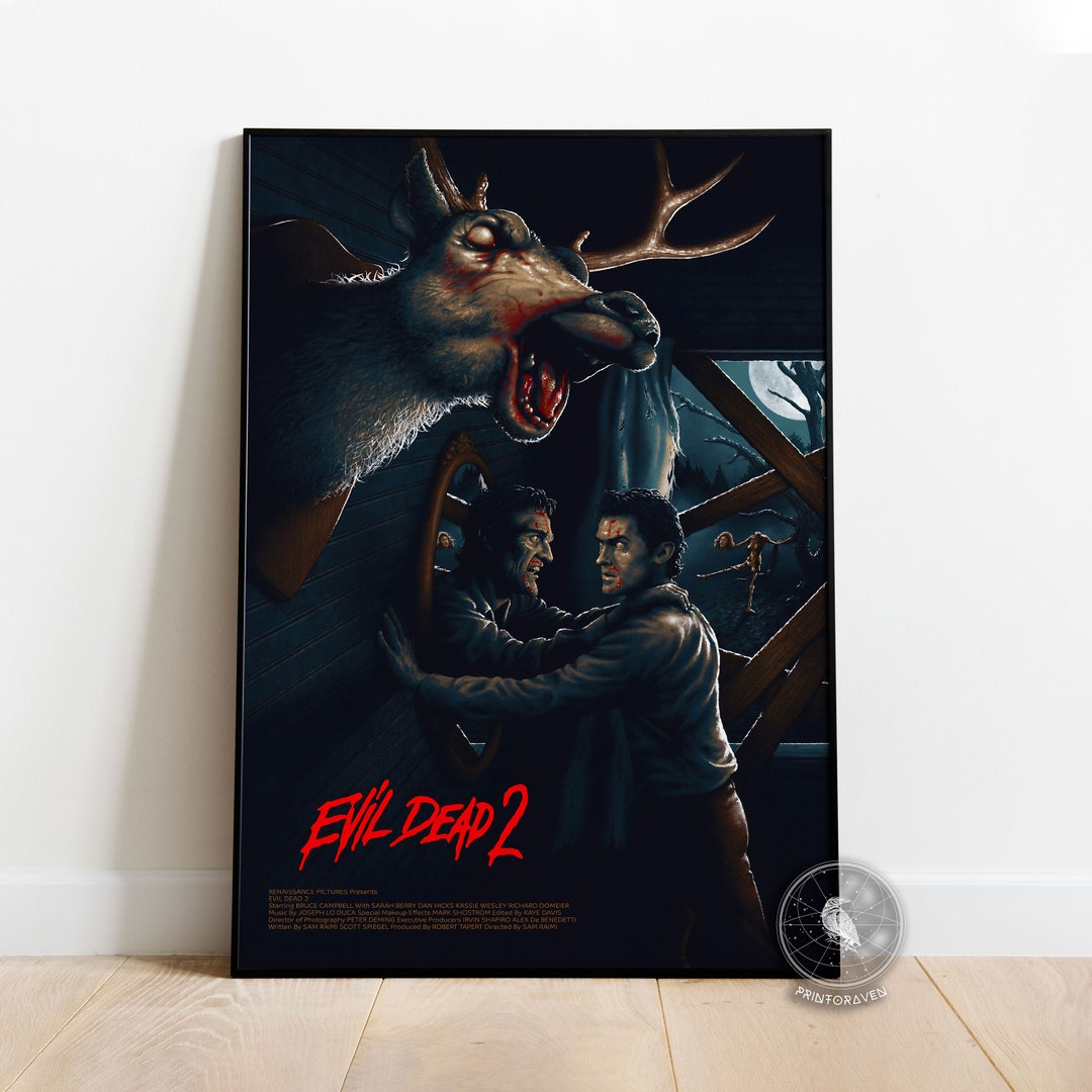 The Evil Dead Poster Horror Movie Wall Art Wall Decoration Framed ...