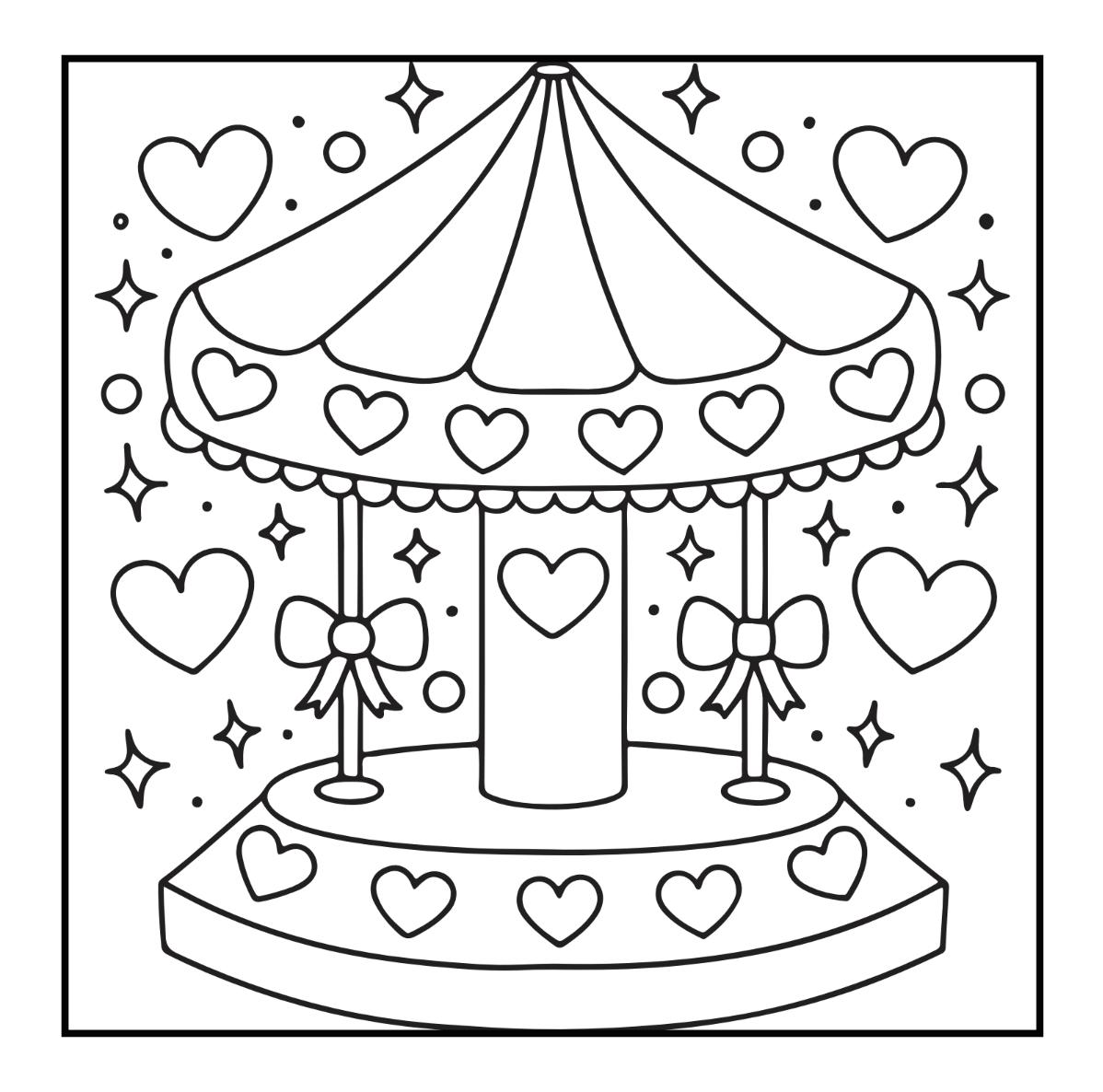 50 PRINTABLE Valentines Coloring Pages. Valentine's Day Easy and Bold ...