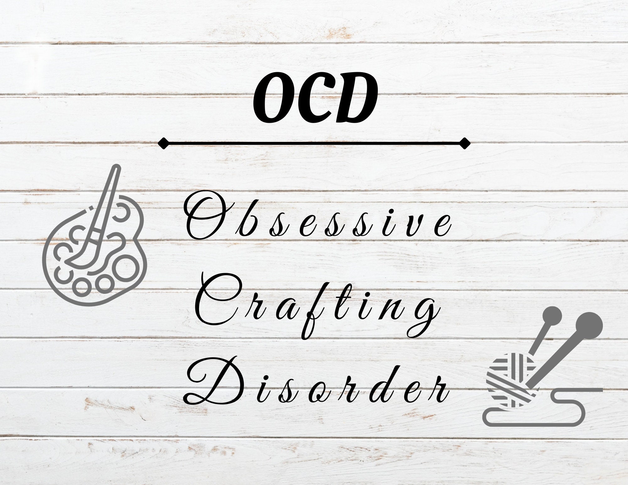 Craft Room Décor, Craft Room Printable Wall Signs, Downloadable Pdf ...