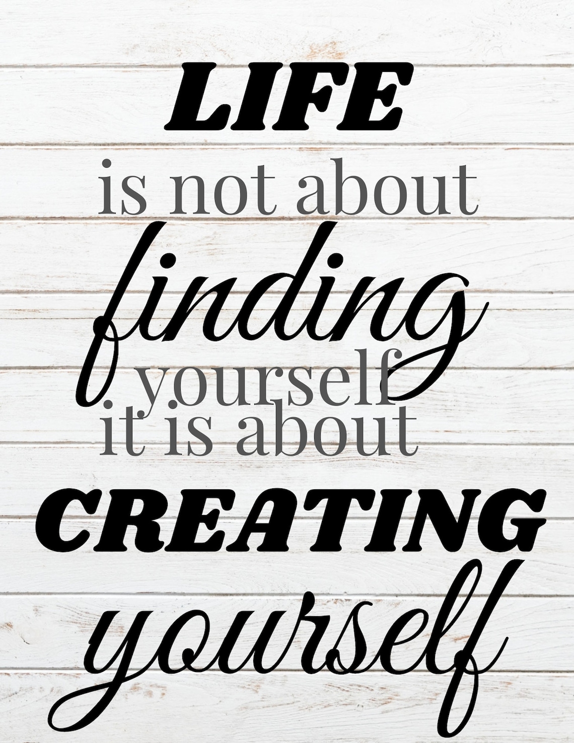 Inspirational Farmhouse Printable Signs, 4 Pack Inspirational Quote ...