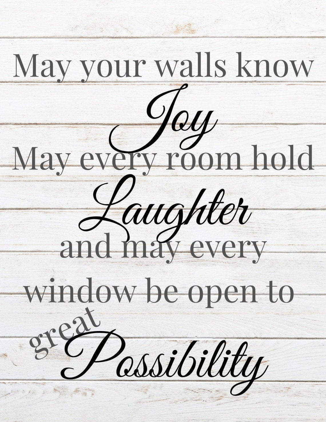 Inspirational Farmhouse Printable Signs, 4 Pack Inspirational Quote ...