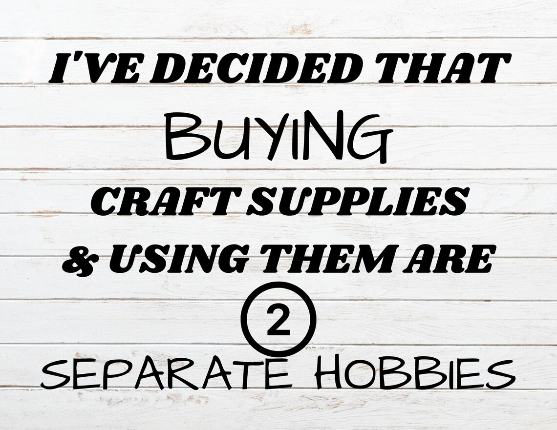 Craft Room Décor, Craft Room Printable Wall Signs, Downloadable Pdf ...