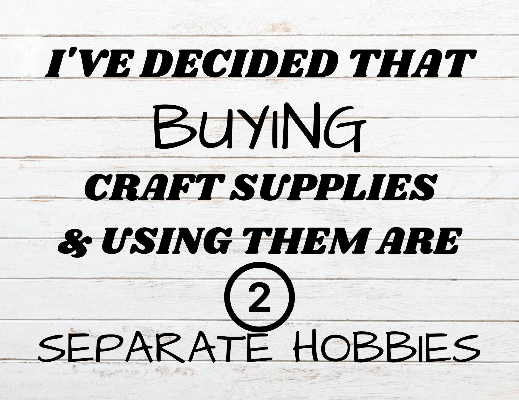 Craft Room Décor, Craft Room Printable Wall Signs, Downloadable Pdf ...