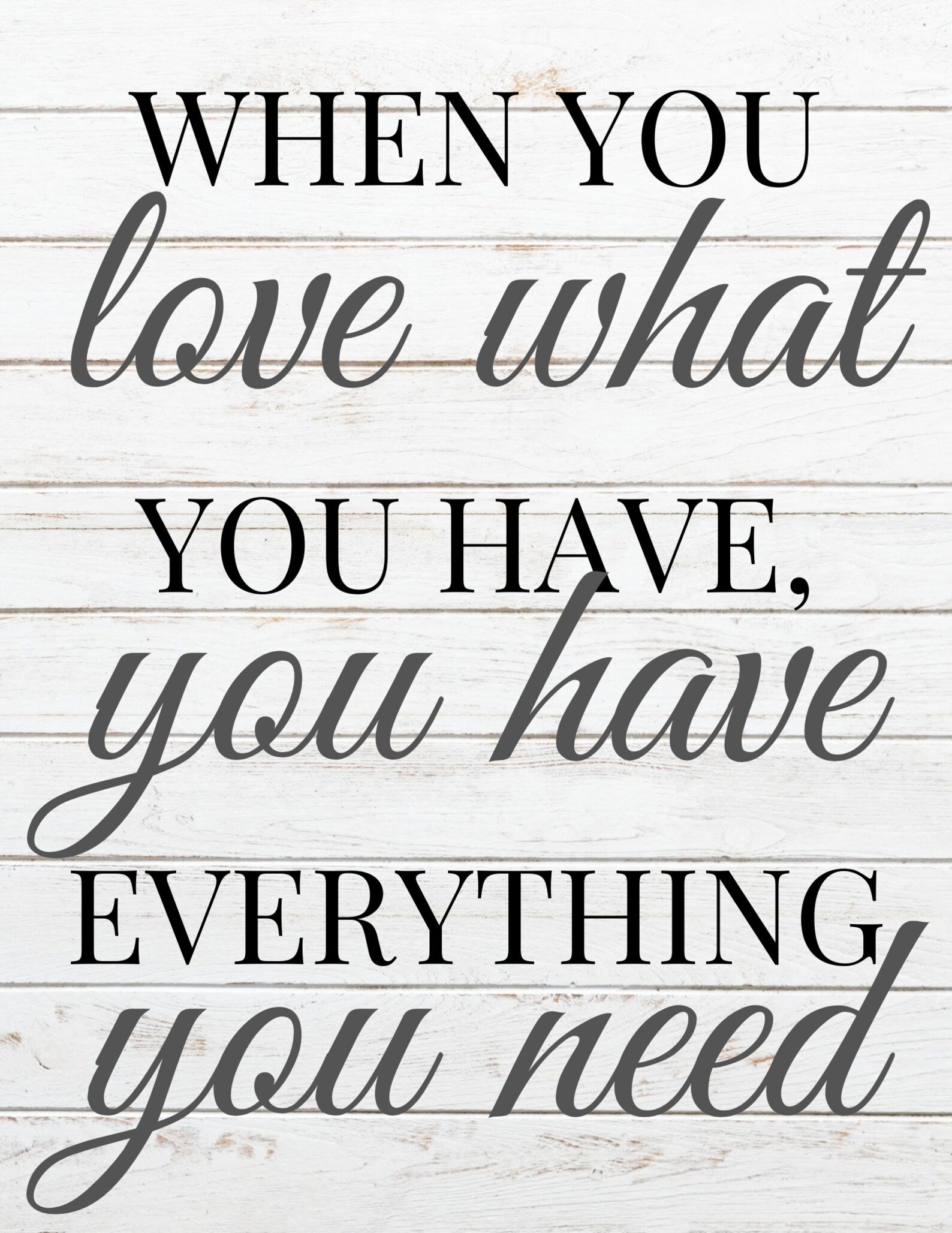 Inspirational Farmhouse Printable Signs, 4 Pack Inspirational Quote ...