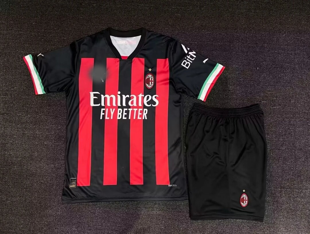AC MILAN 2022/2023 Fourth Kit - Etsy UK