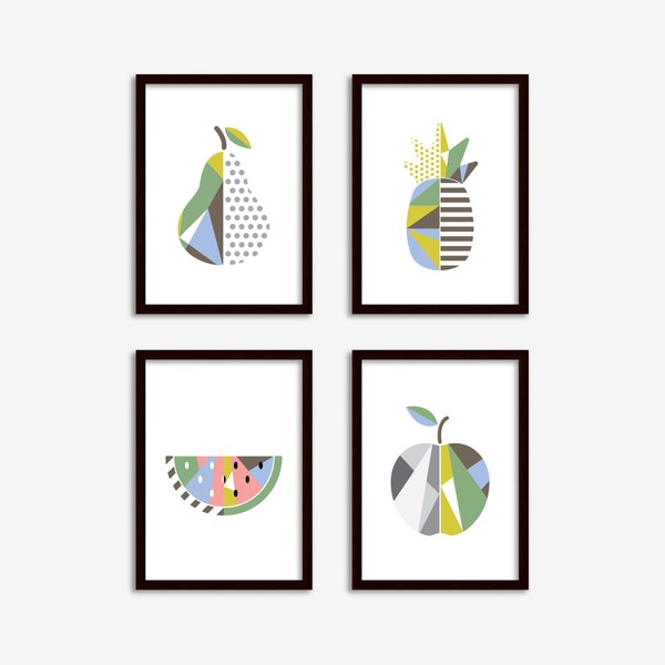 Abstract Fruit Art - Etsy