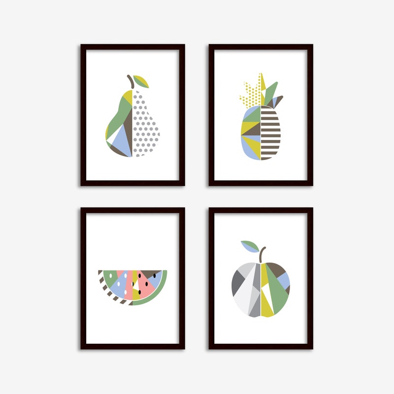 Abstract Fruit Art - Etsy