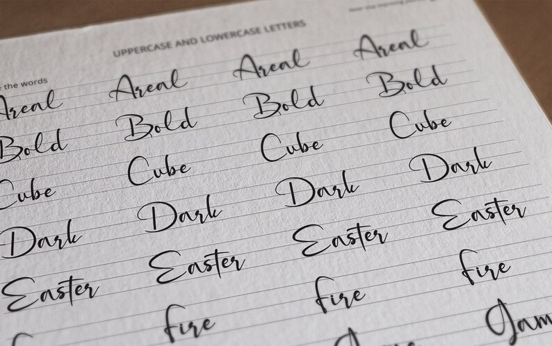 Happy Easter Cursive Handwriting Printable Worksheets - Etsy