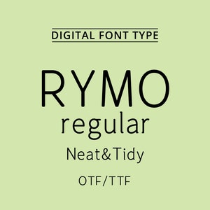 Neat Handwritten Font, Rymoregular Font Type, Study Font, Simple Font ...